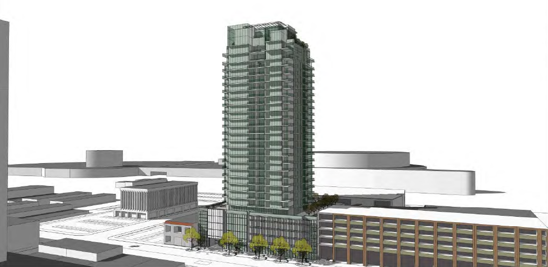 Construction Goes Vertical for 28-Story DTLA Tower | Urbanize LA