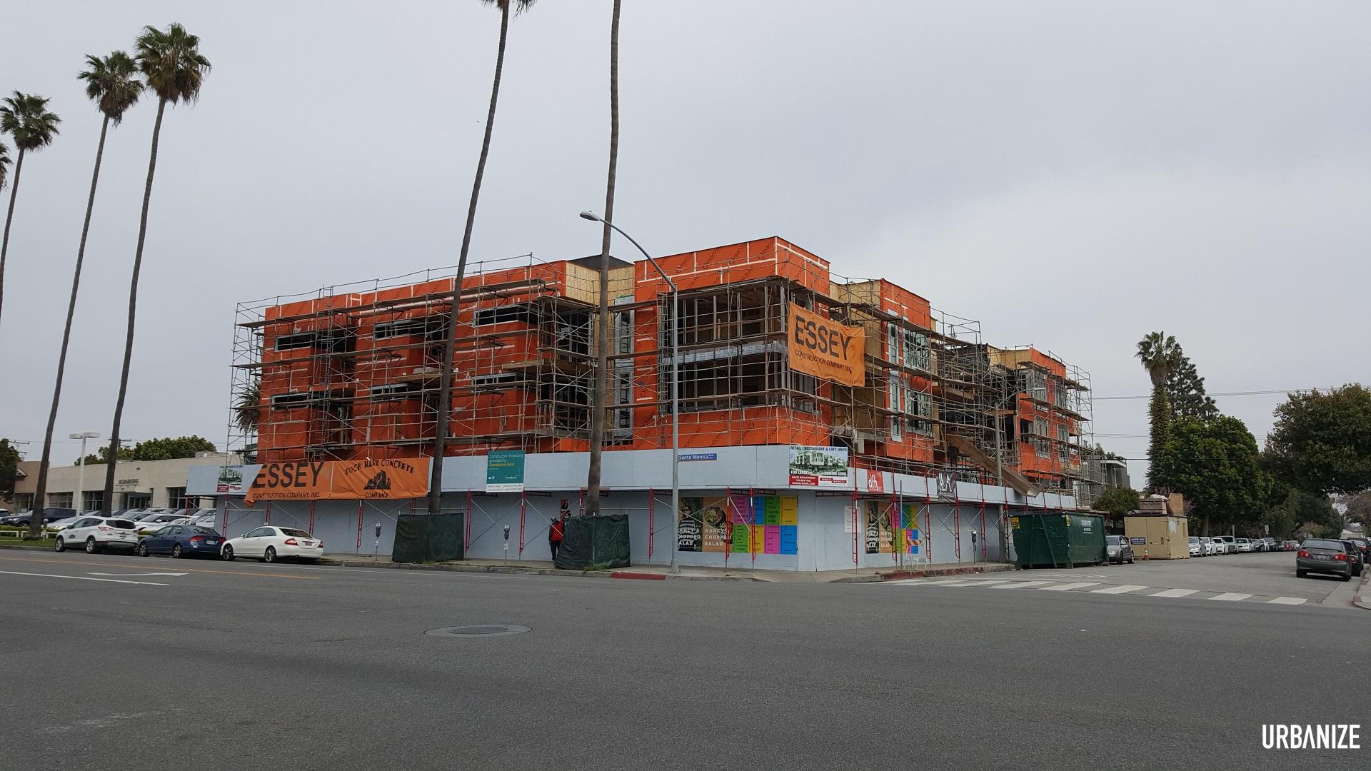 Small Mixed-Use Building Takes Form in Santa Monica | Urbanize LA