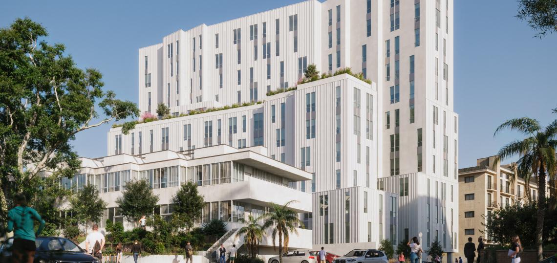 12-story housing complex proposed at 505 S. Landfair Ave. in Westwood ...