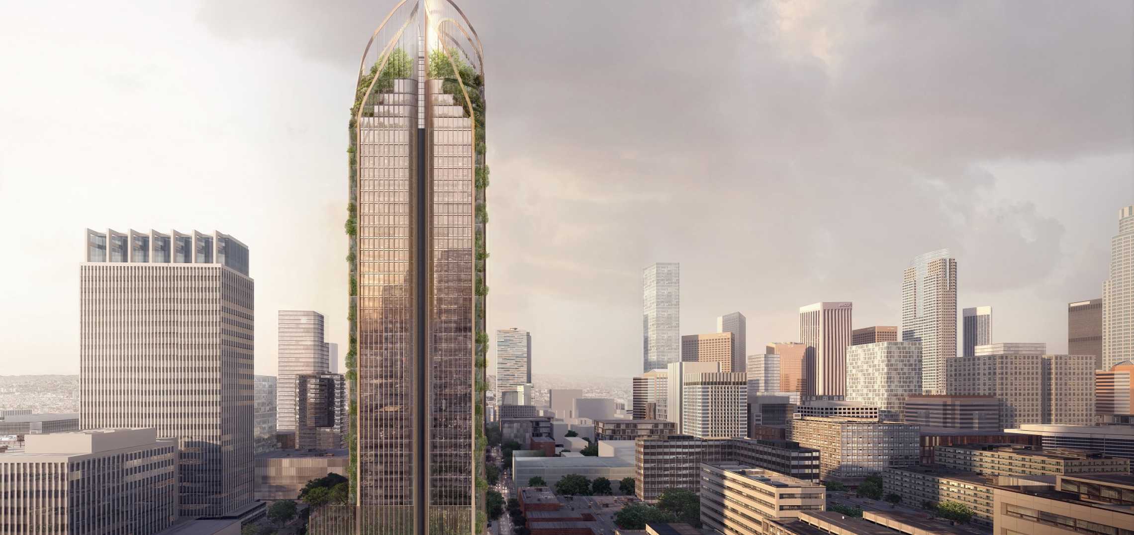 Redwood-inspired DTLA tower takes a small step forward | Urbanize LA