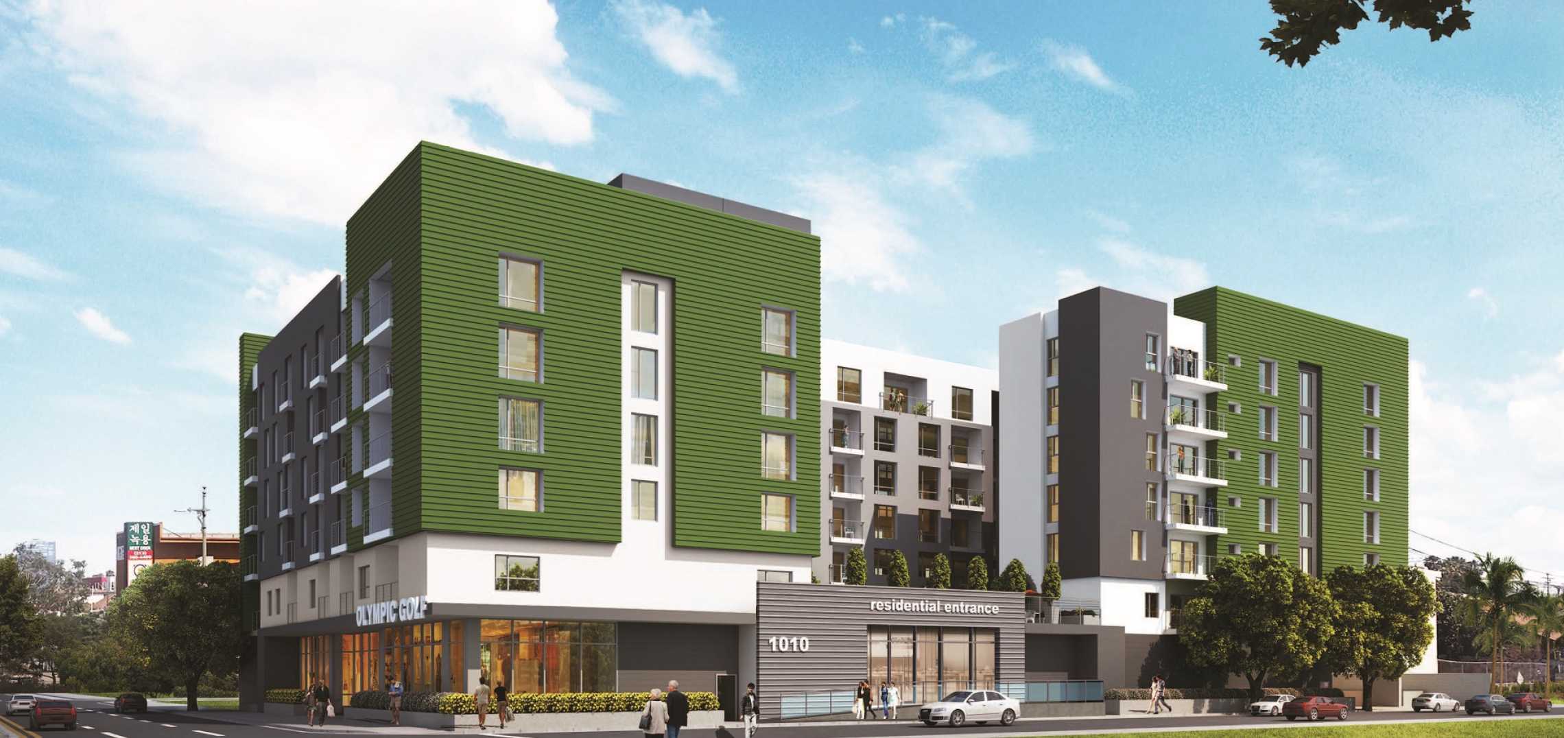 Seven-story, 126-unit apartment building rises at Olympic and Kenmore ...