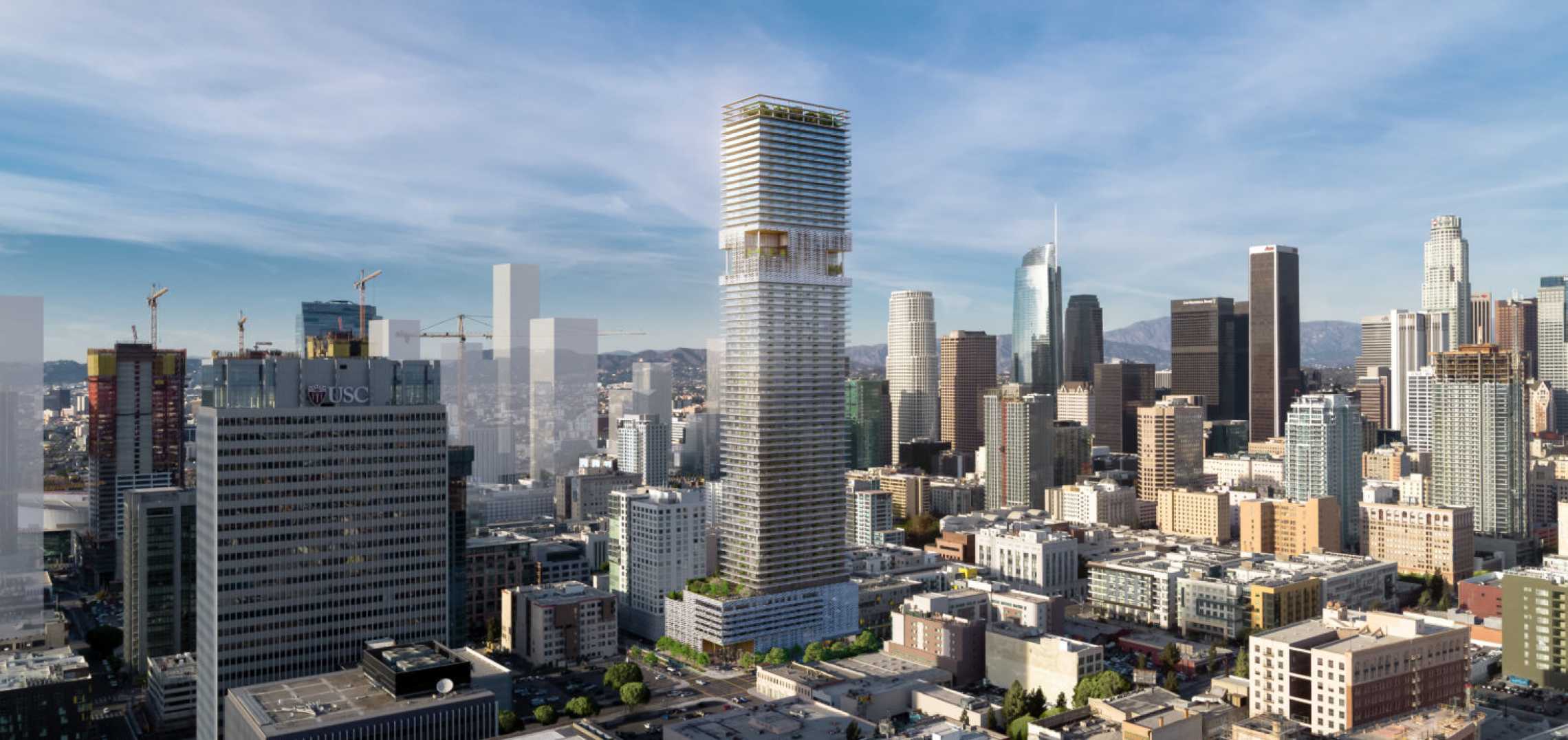 Fresh Renderings for 1045 Olive Tower | Urbanize LA