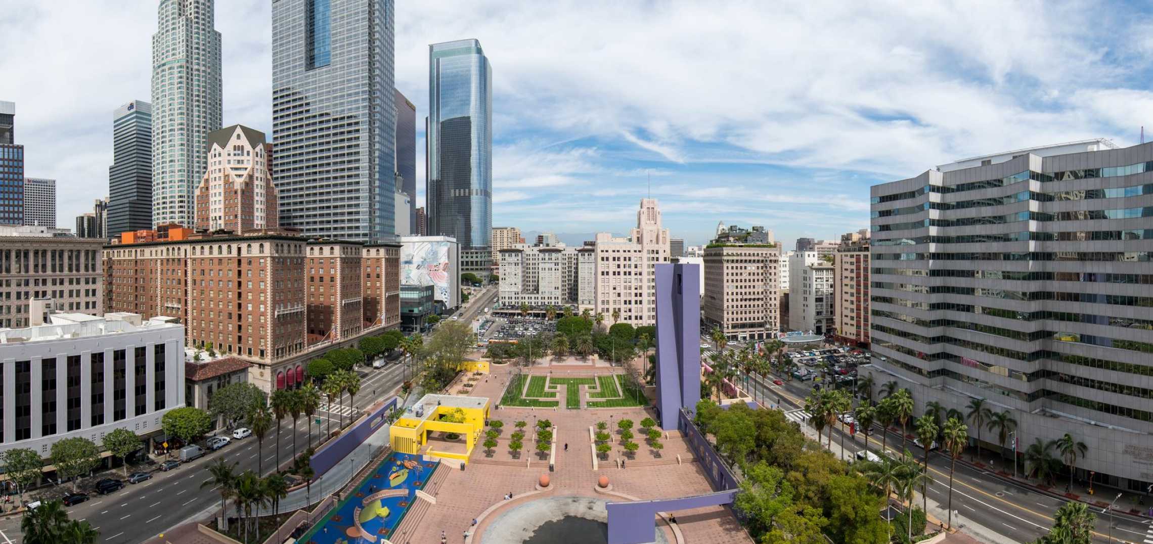 First Look at Four Potential Redesigns for Pershing Square | Urbanize LA
