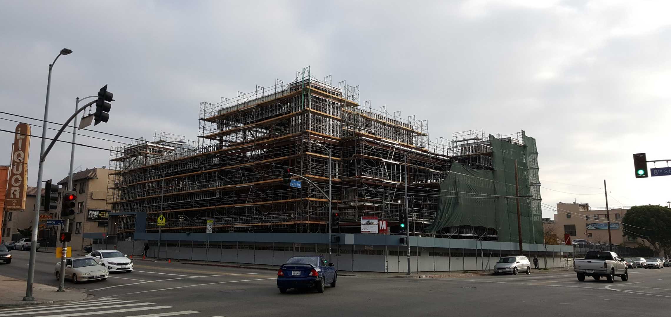 Steel Skeleton Nears Completion for LAFLA's New HQ | Urbanize LA