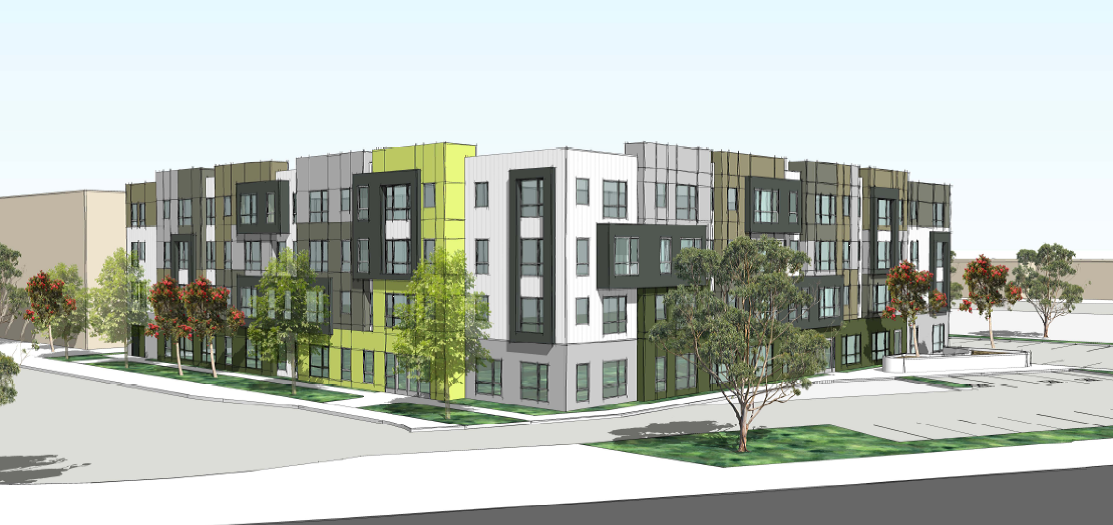 New Affordable Housing Tops Out in Harbor Gateway | Urbanize LA