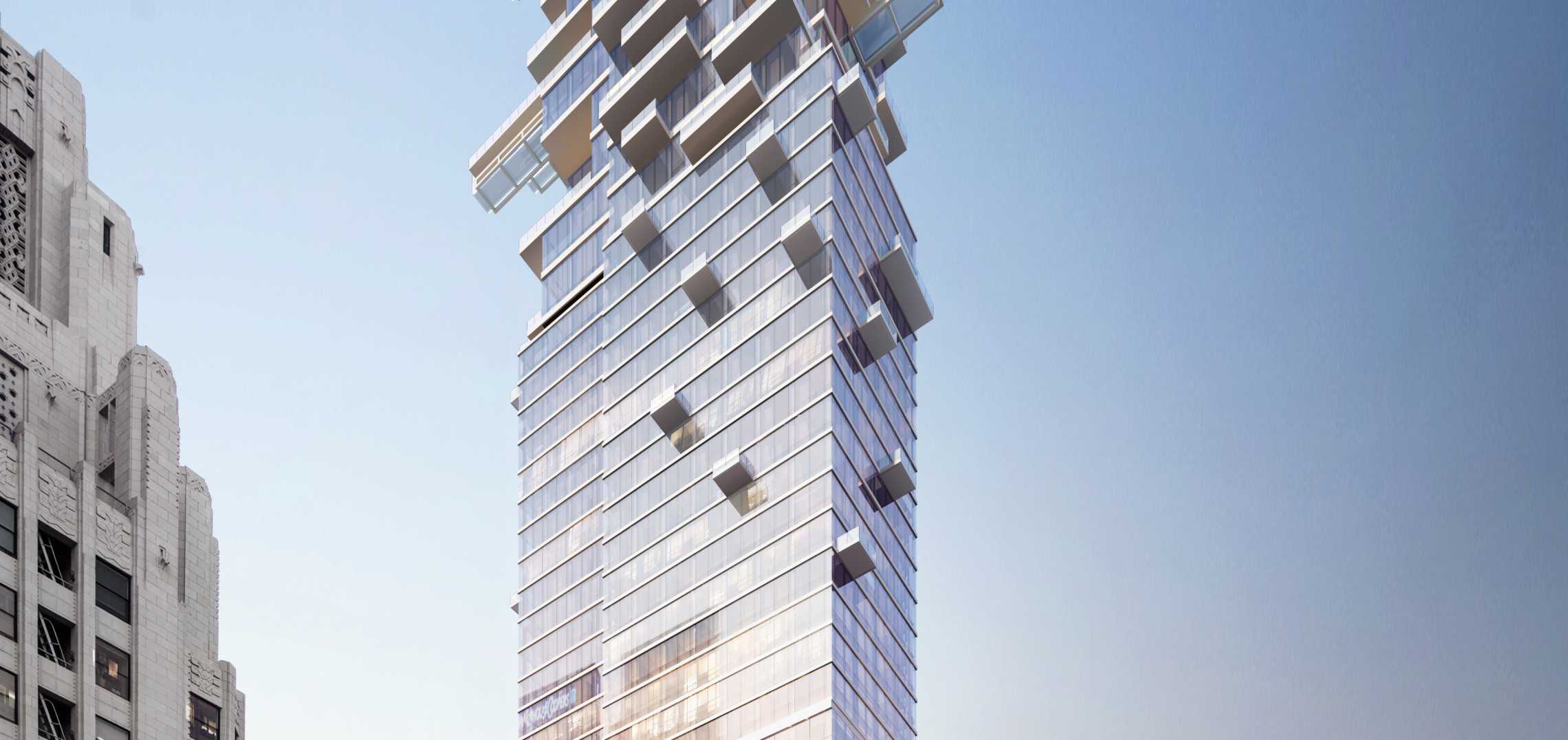 Here's Another Look at the 53-Story Tower Planned Near Pershing Square ...