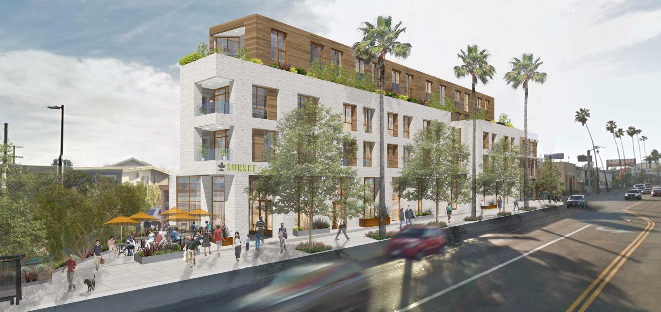 7500 Sunset Takes a Haircut | Urbanize LA