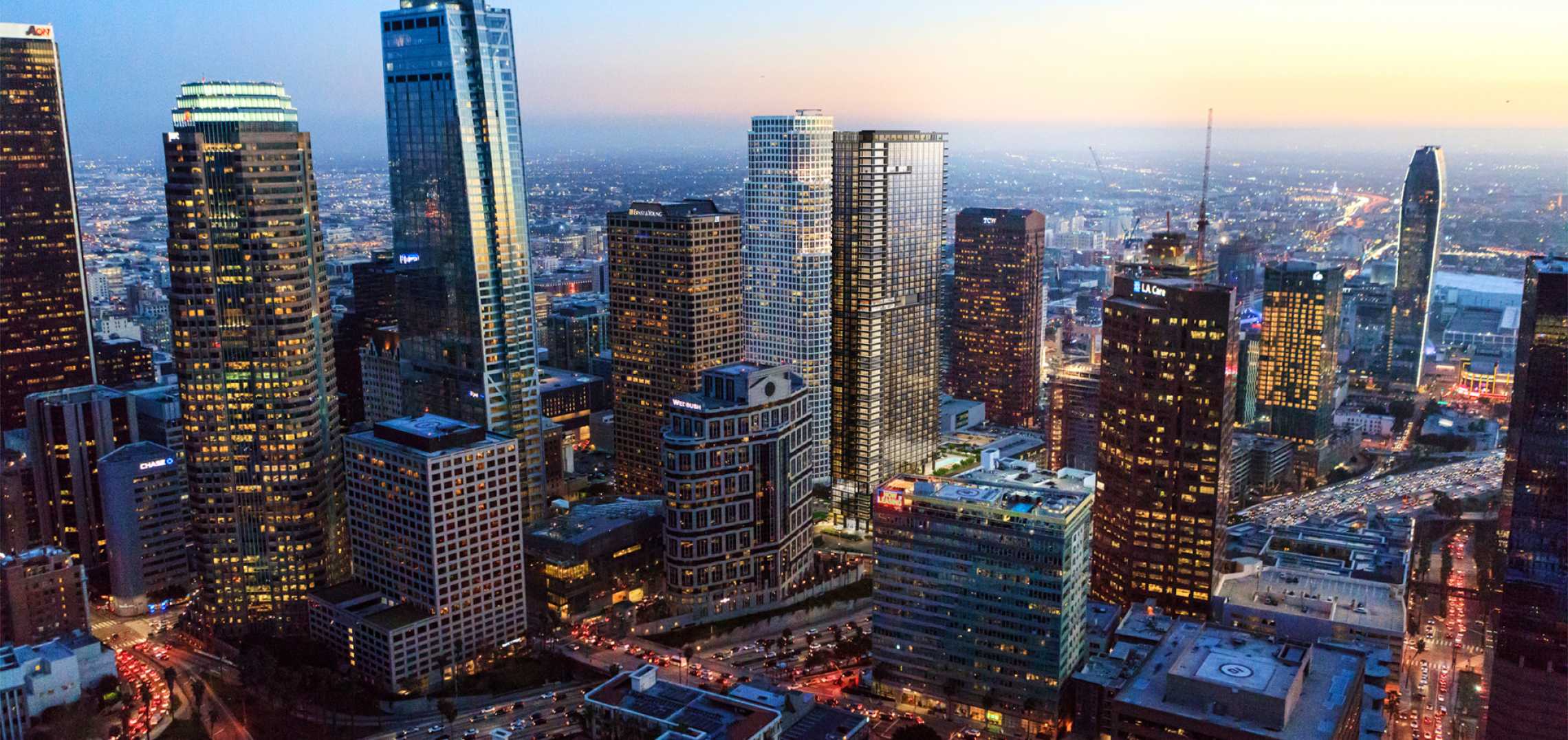 New apartment tower rises next to DTLA's Figat7th mall | Urbanize LA