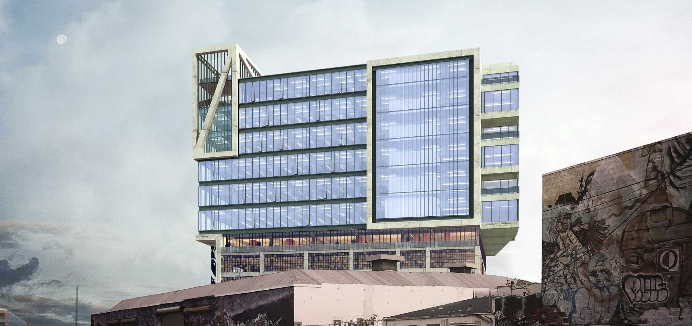 Renderings Revealed for 11-Story Office Building in the Arts District ...