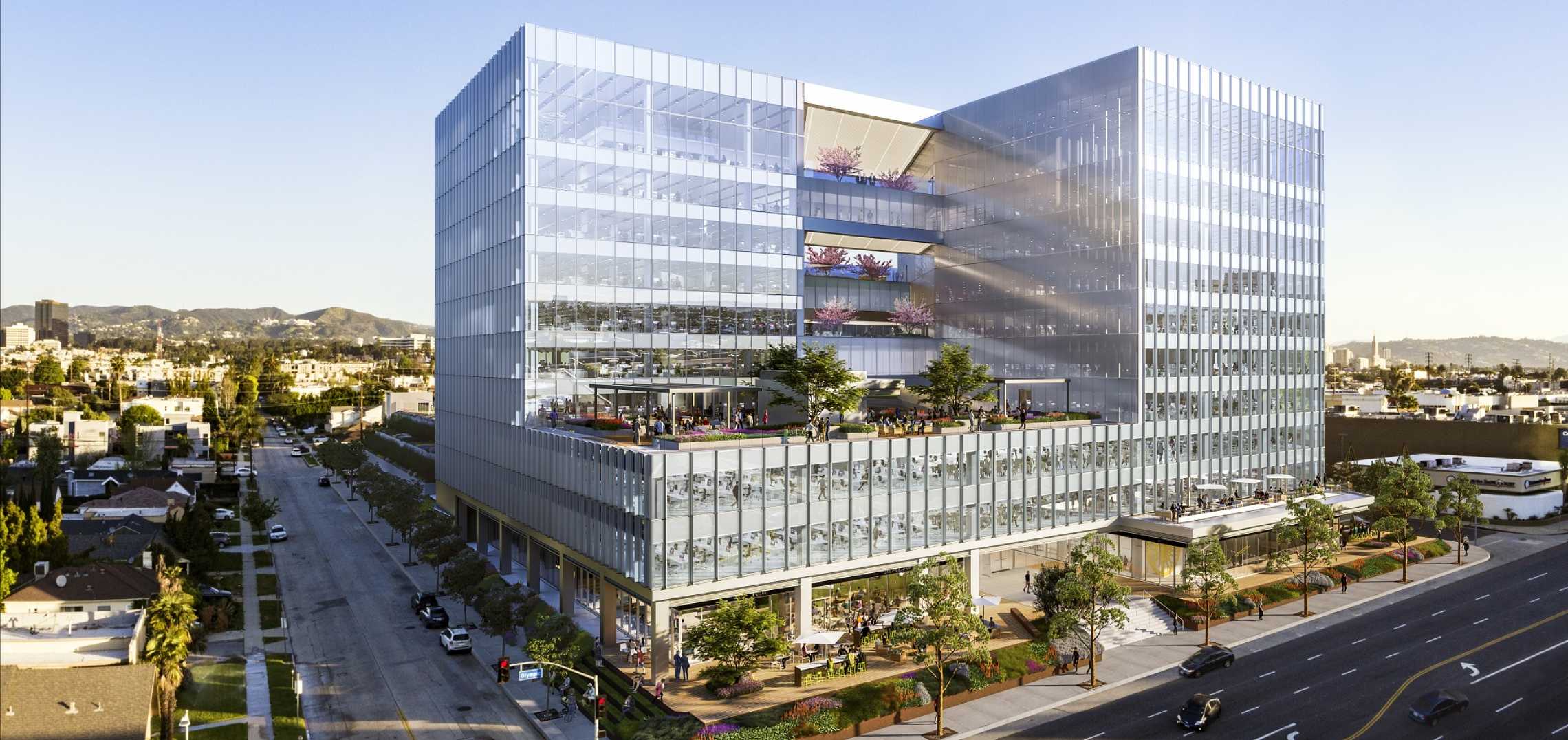 Trident Center gutted as $300m revamp takes shape | Urbanize LA