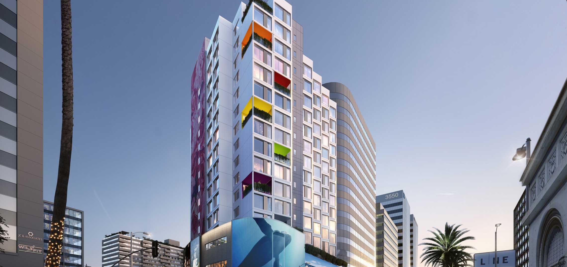 Modular High-Rise Planned Next to Koreatown Subway Station | Urbanize LA