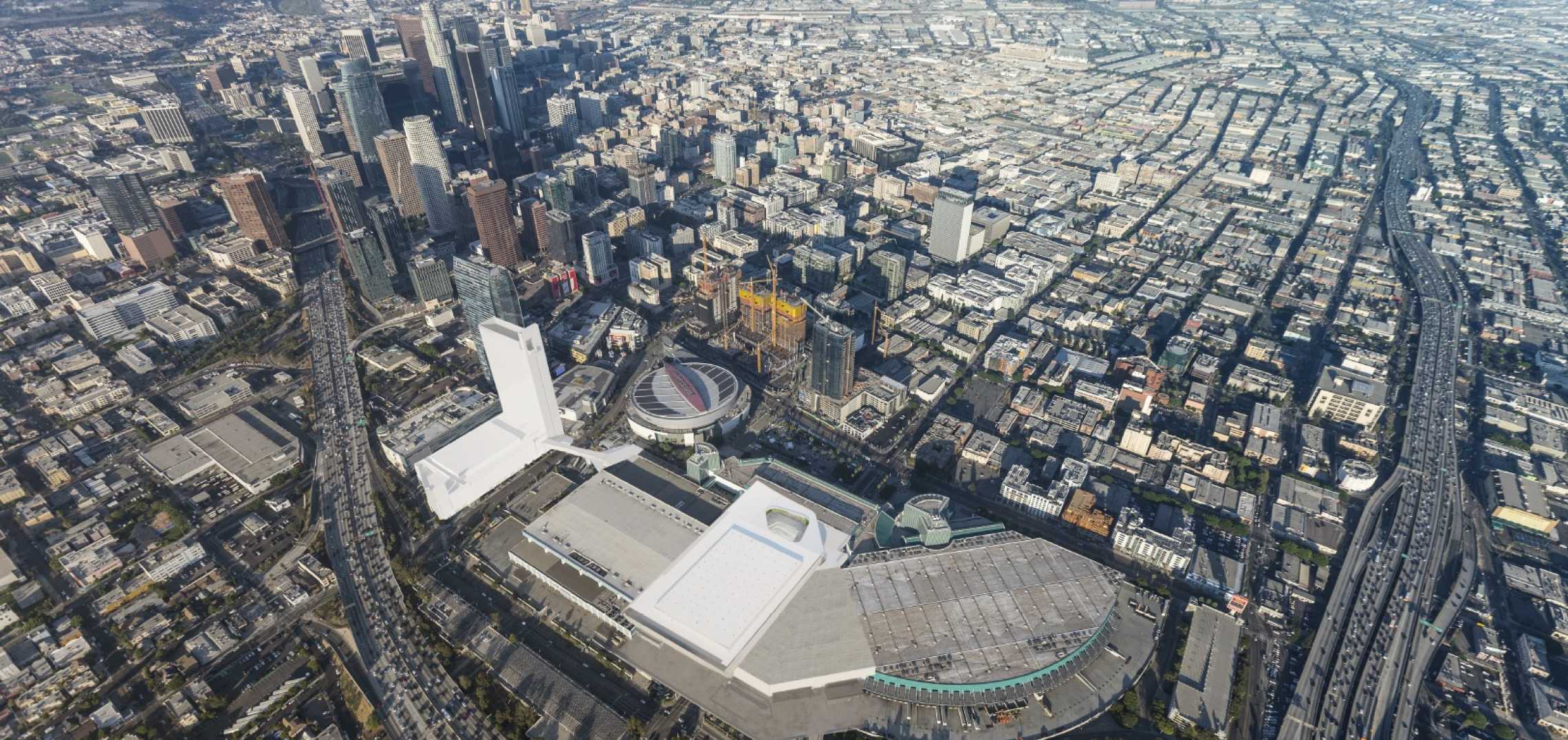 Fresh renderings for L.A. Convention Center expansion | Urbanize LA