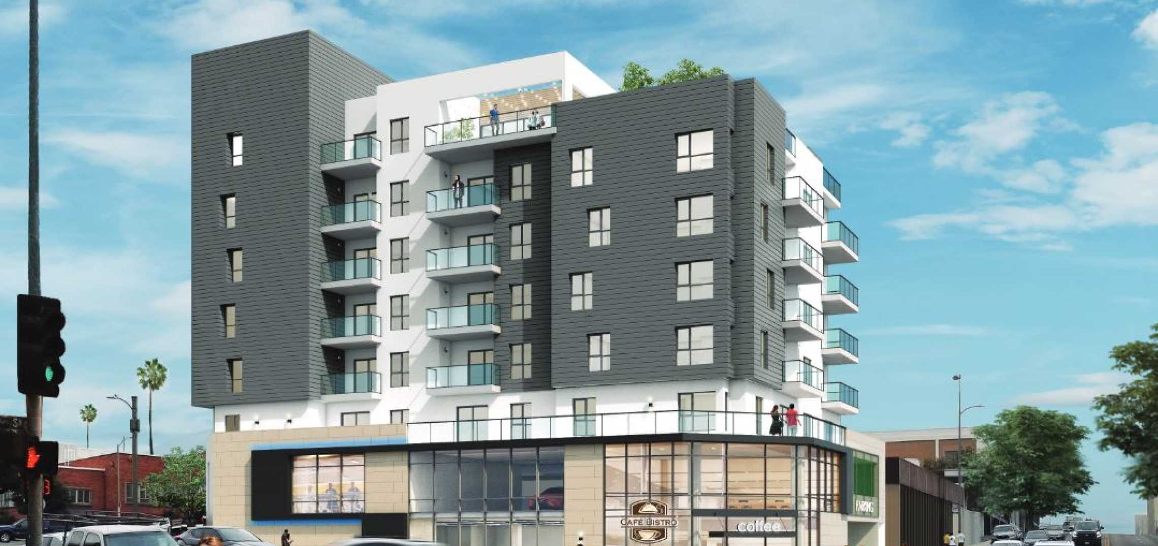 Mixed-use apartment building planned at Beverly & Alvarado | Urbanize LA