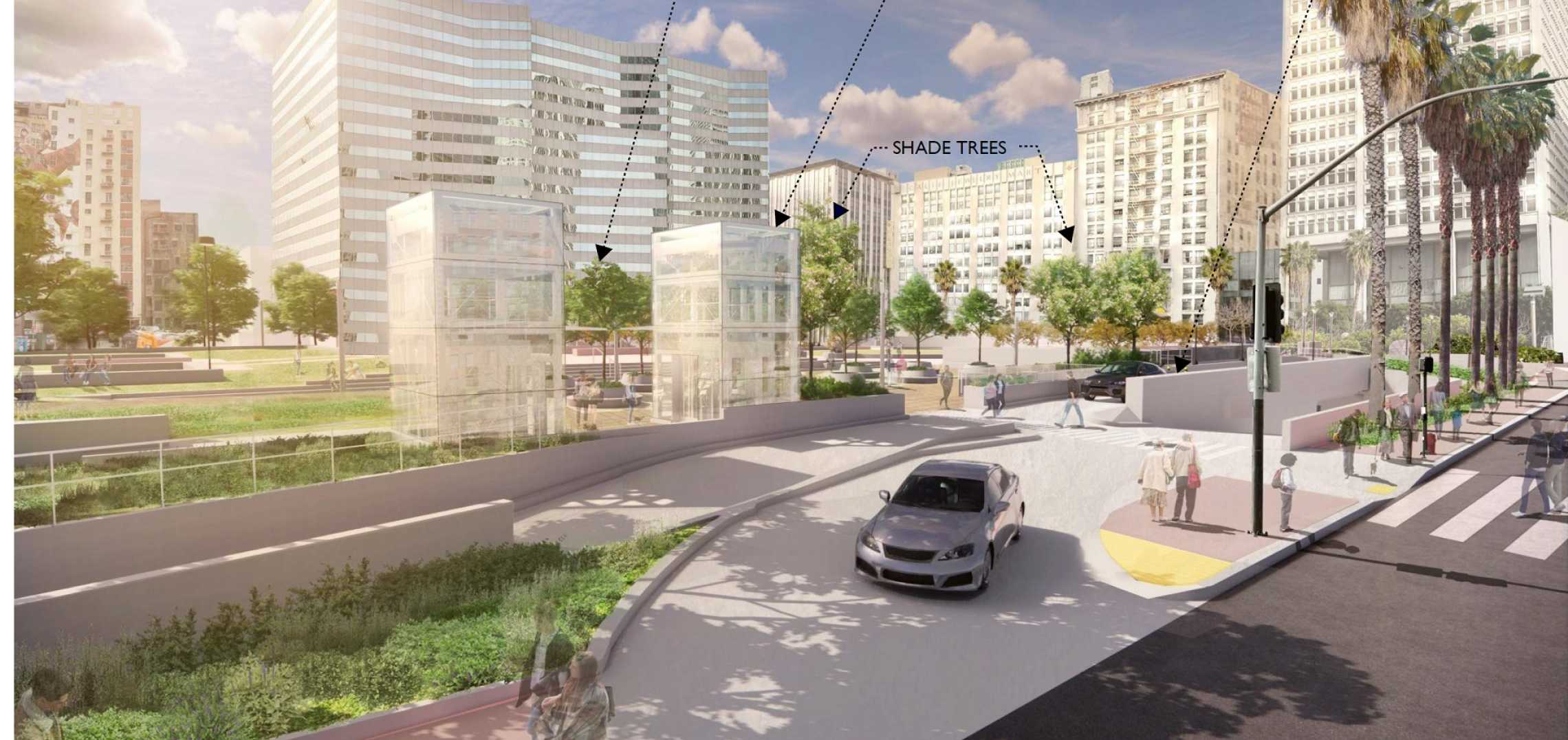 First phase of Pershing Square revamp is now permit-ready | Urbanize LA