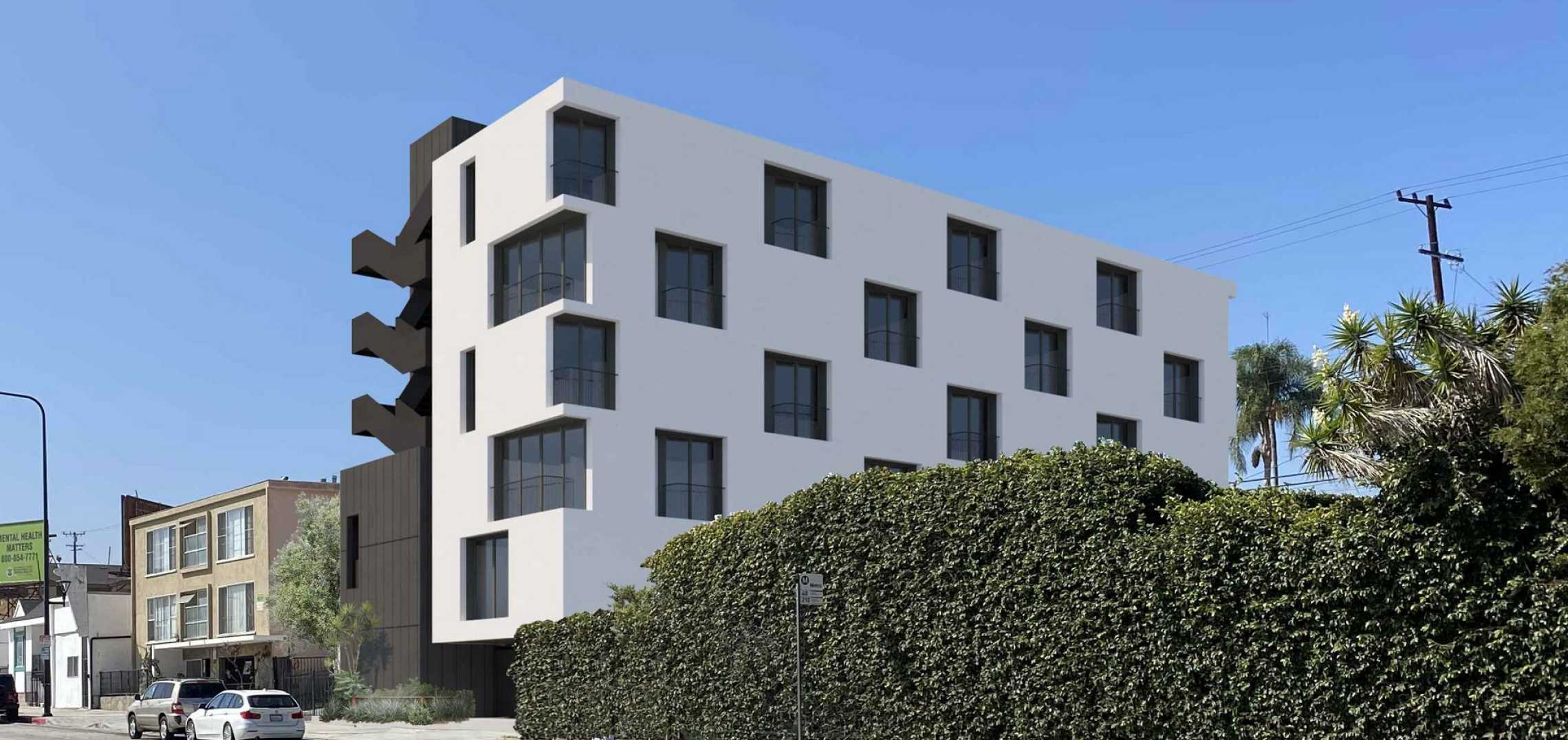 Six-story, 32-unit apartment building pitched for 4827 S Crenshaw ...
