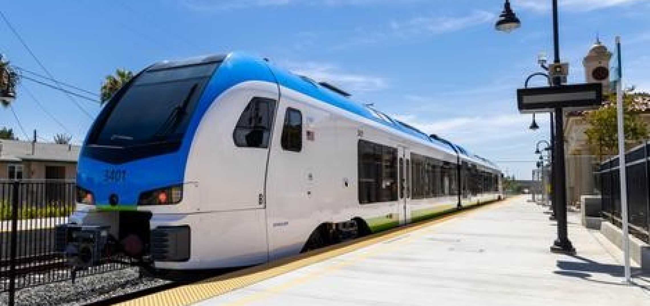 Service starts on new Arrow rail line between San Bernardino and ...