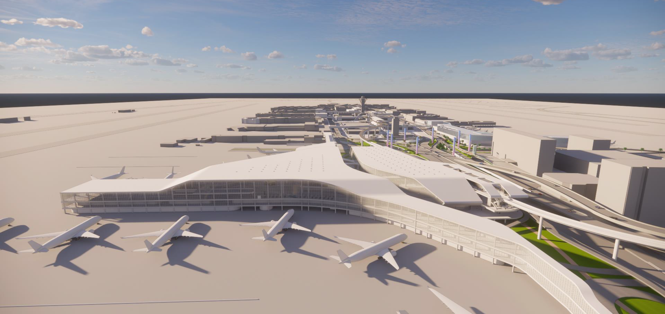 Take a flythrough tour of the future LAX Terminal 9 | Urbanize LA