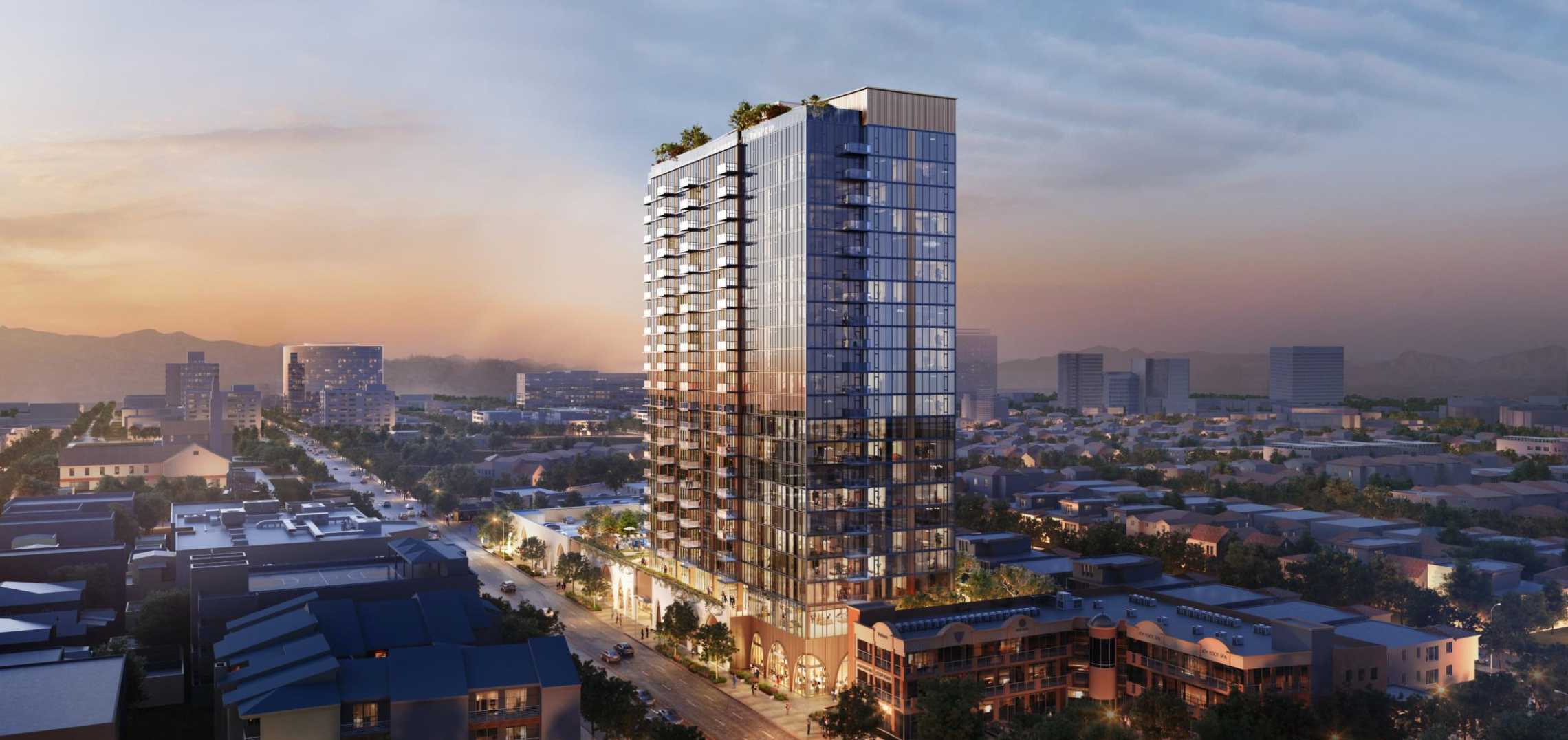 Slight haircut for proposed apartment tower at 1050 S La Cienega ...