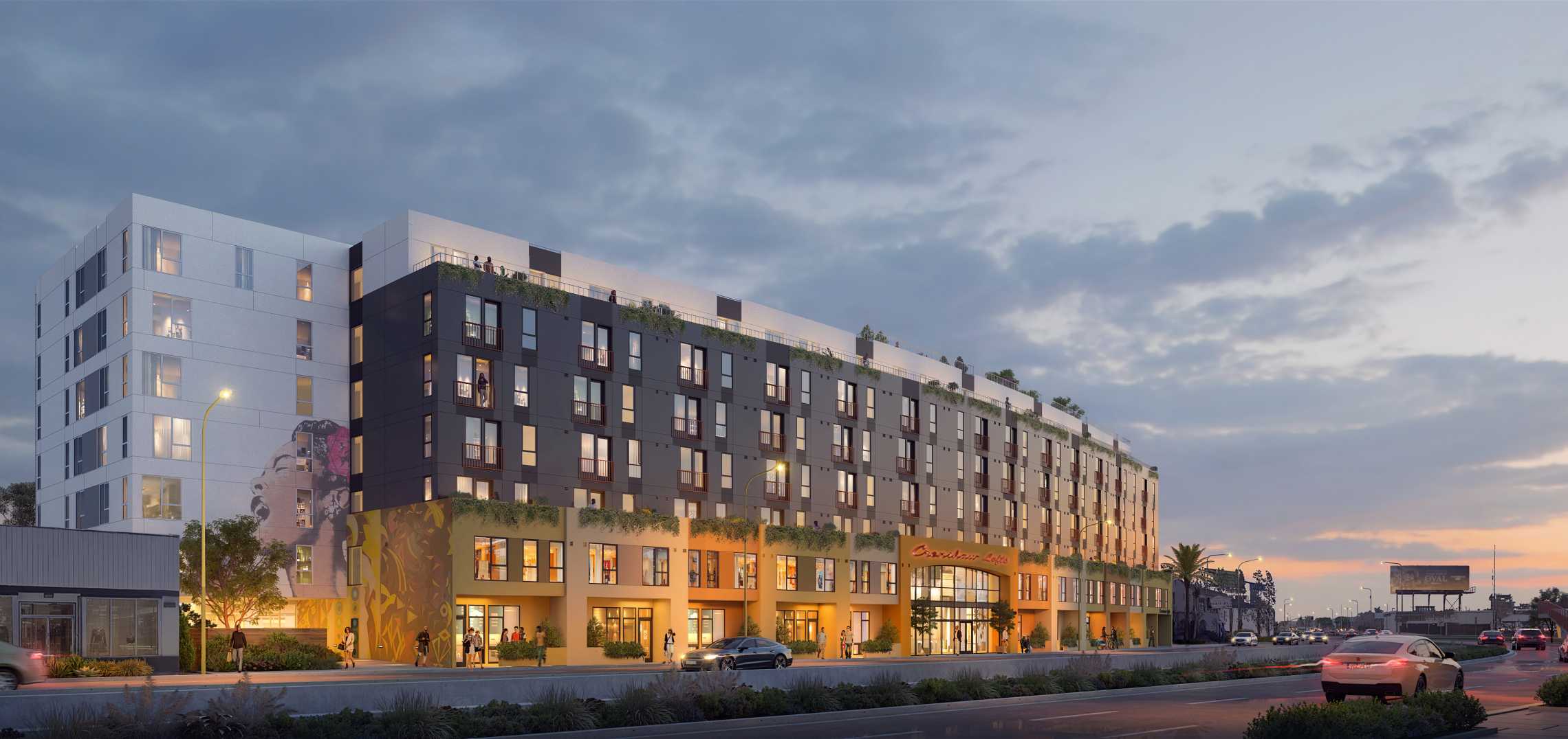 SoLa Impact project on the rise at 4611 S. Crenshaw Boulevard | Urbanize LA