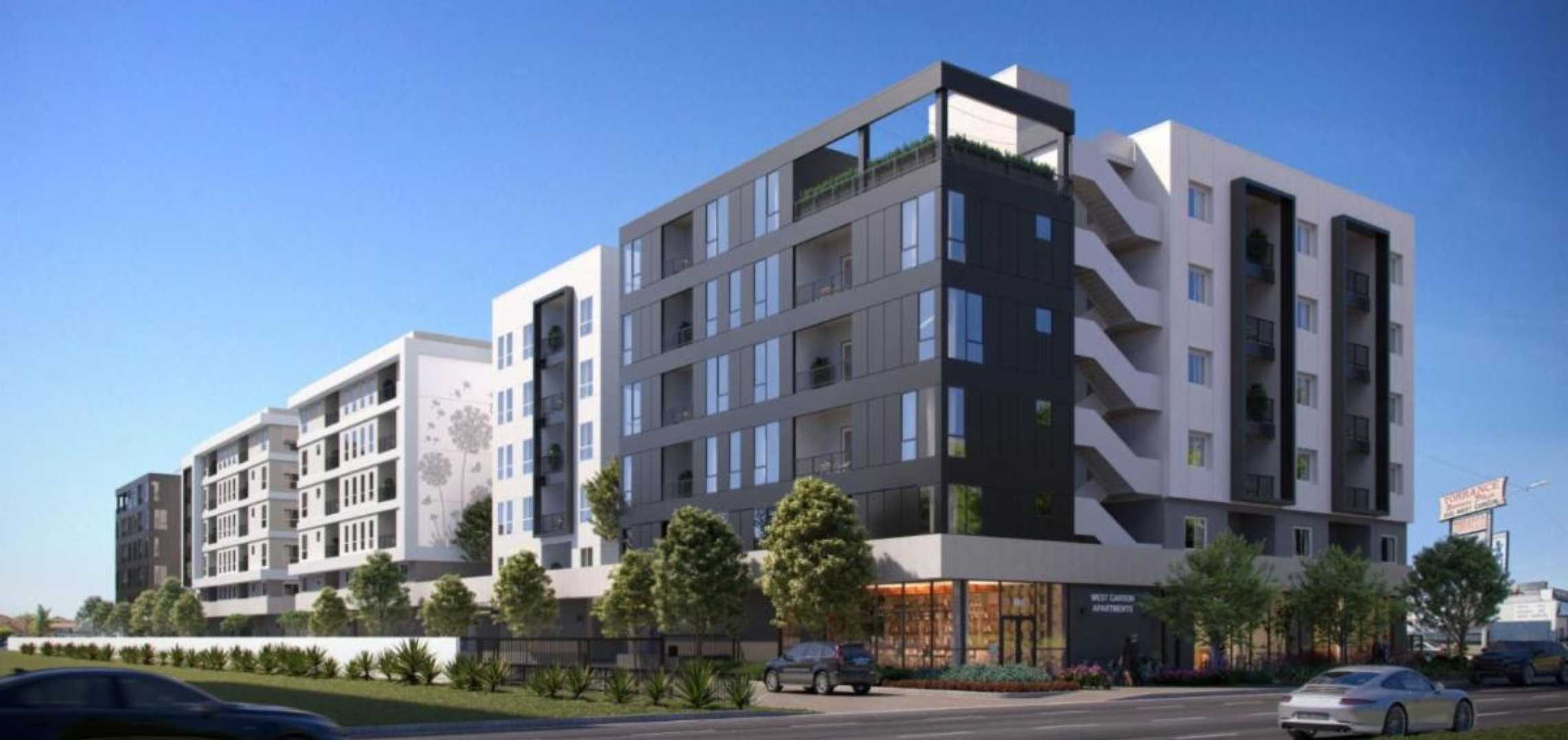 230-unit affordable housing complex rises at 800 W Carson Street ...