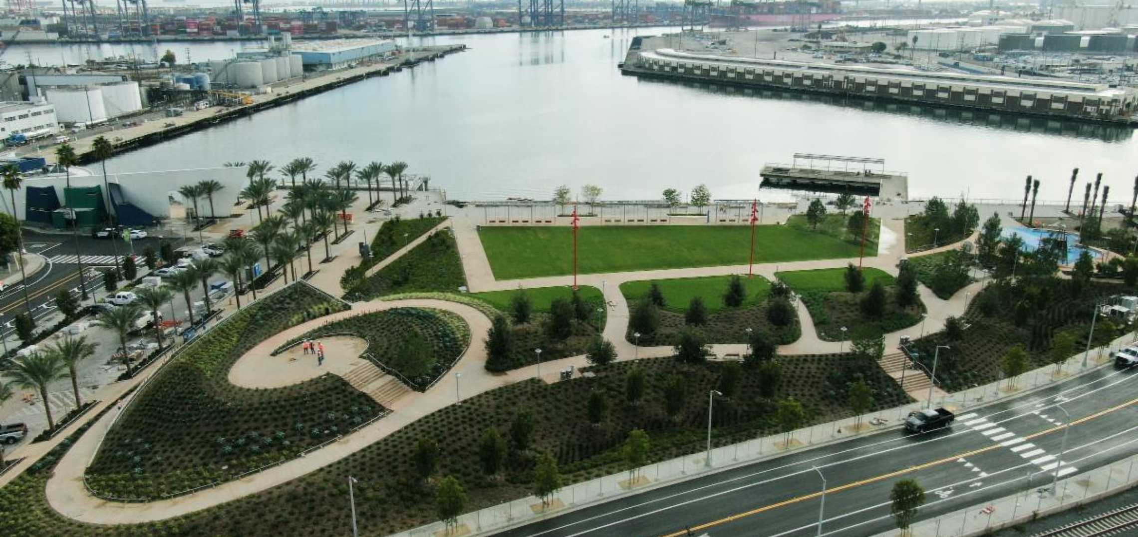 Wilmington Waterfront Promenade to debut on February 3 | Urbanize LA
