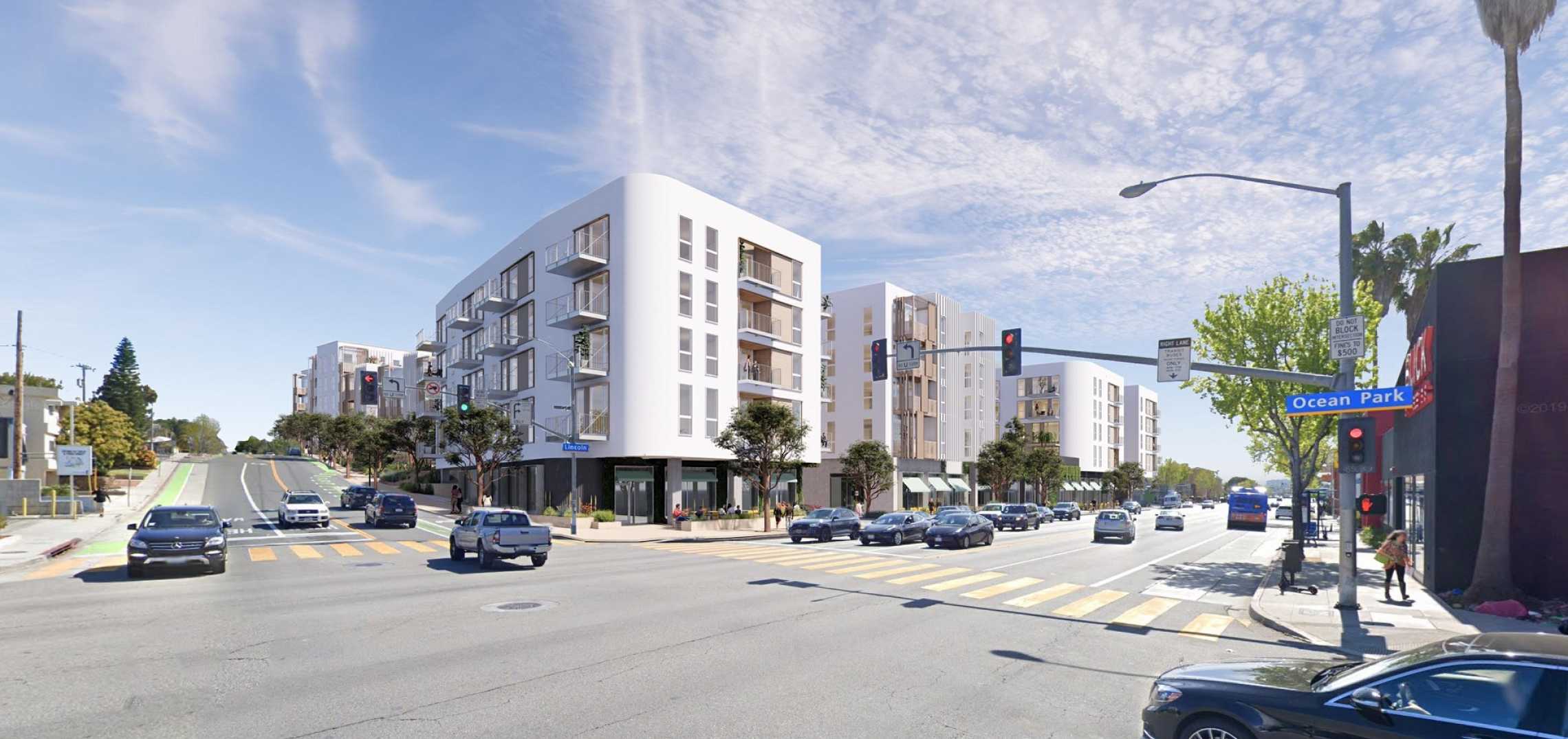 Fresh renderings for Santa Monica apartments at 2601 Lincoln Boulevard ...