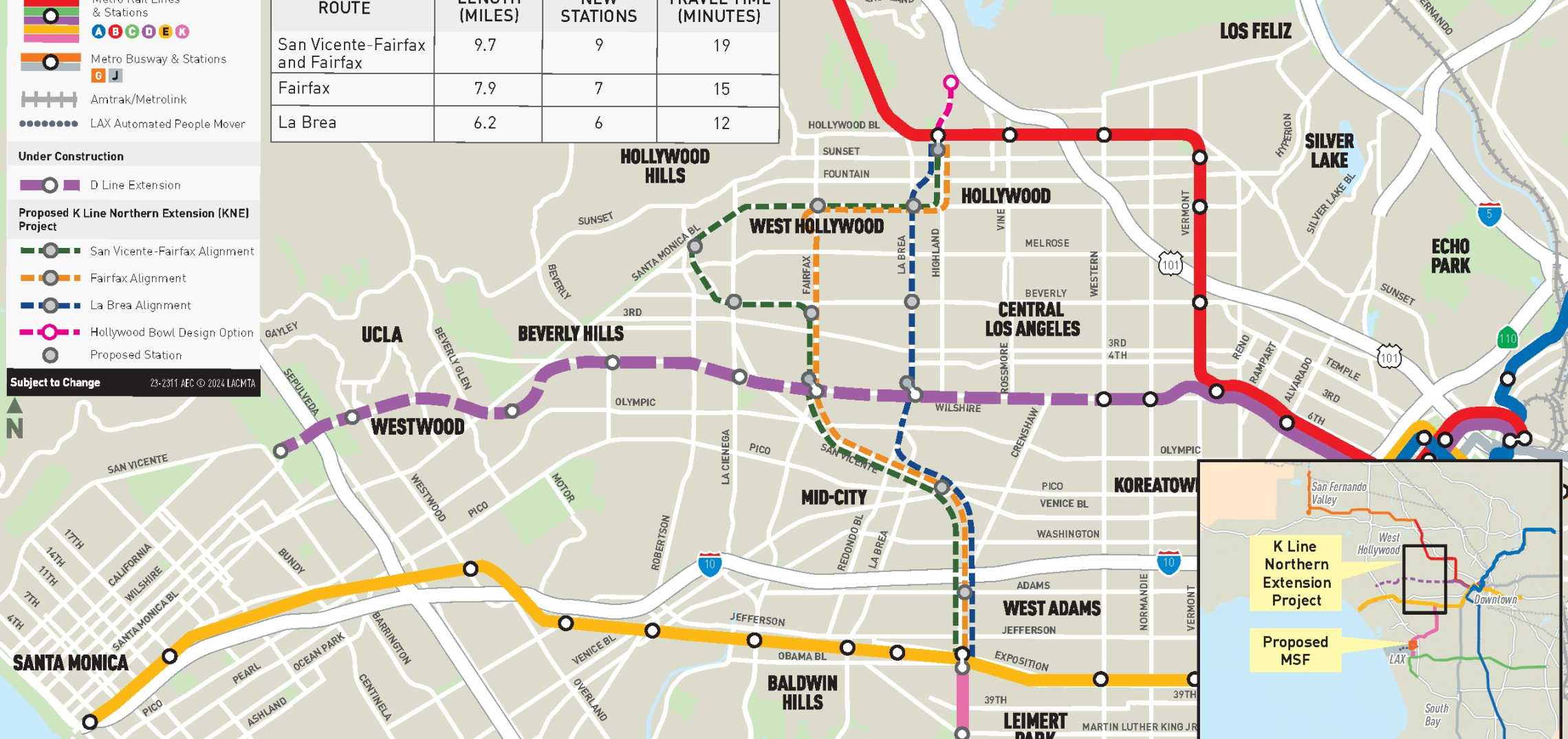 Draft EIR released for K Line's northern extension | Urbanize LA
