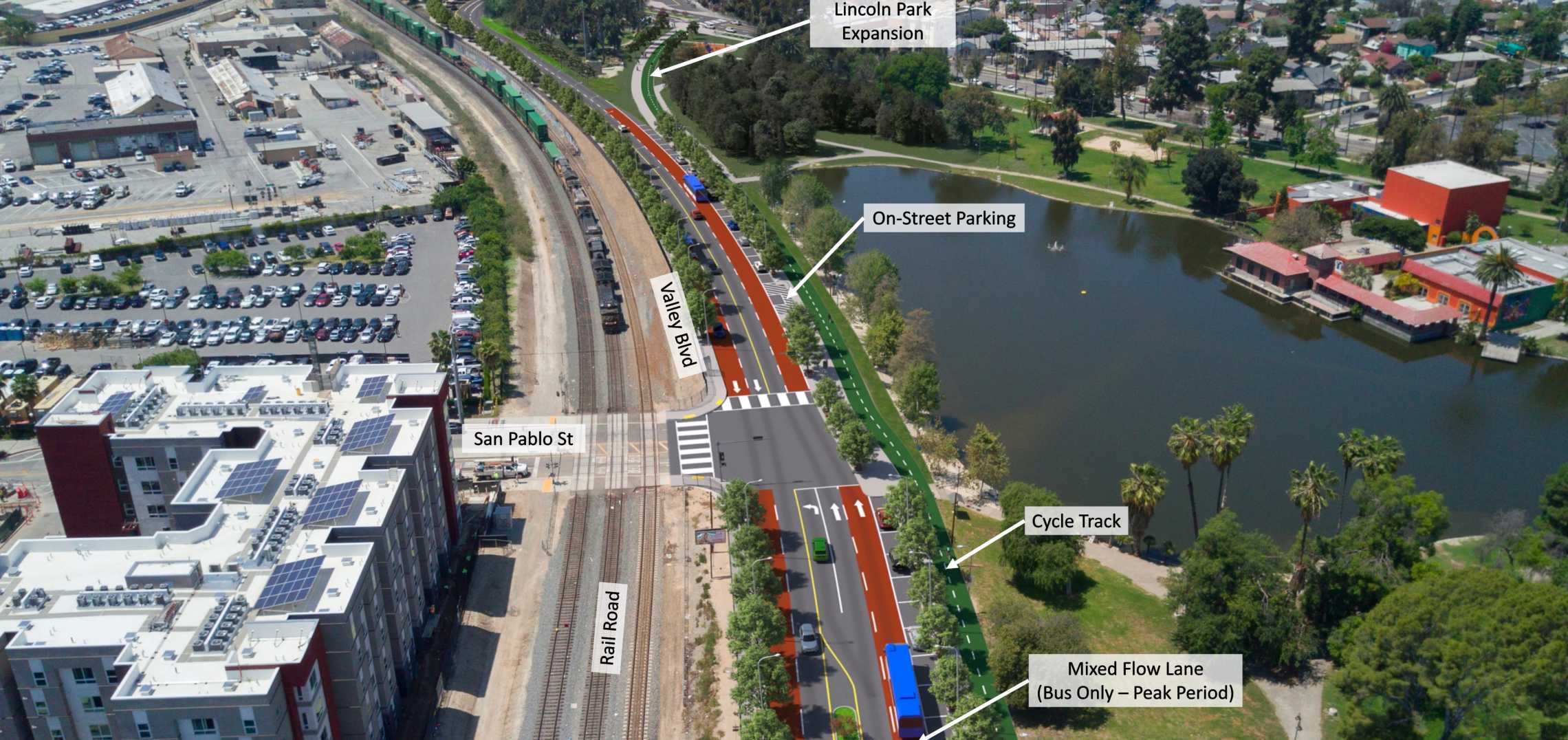 New funding awarded for planned Valley Boulevard makeover | Urbanize LA