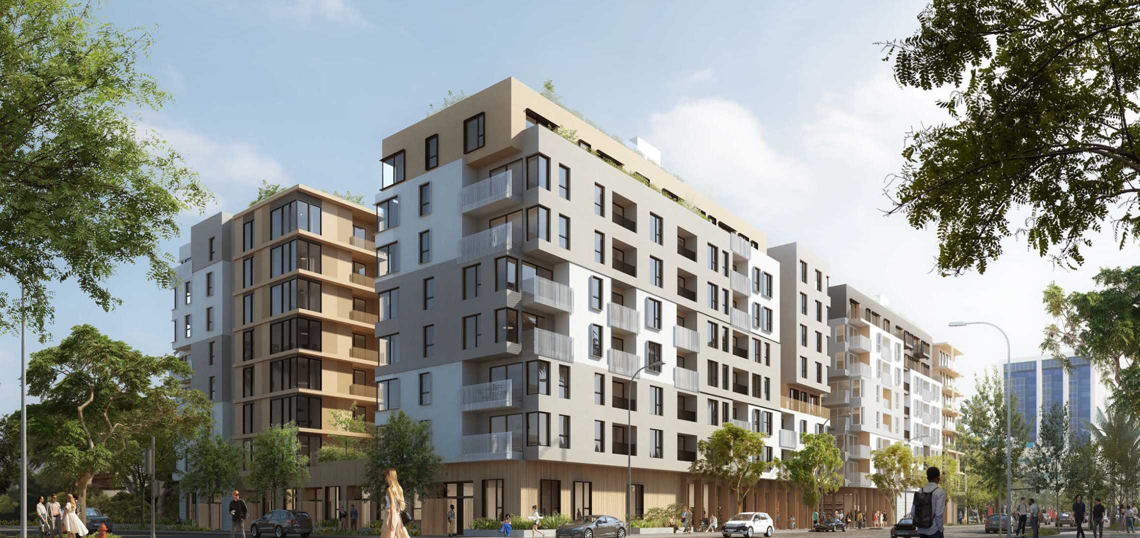 New look for mixed-use buildings at 1801 and 1819 Santa Monica ...