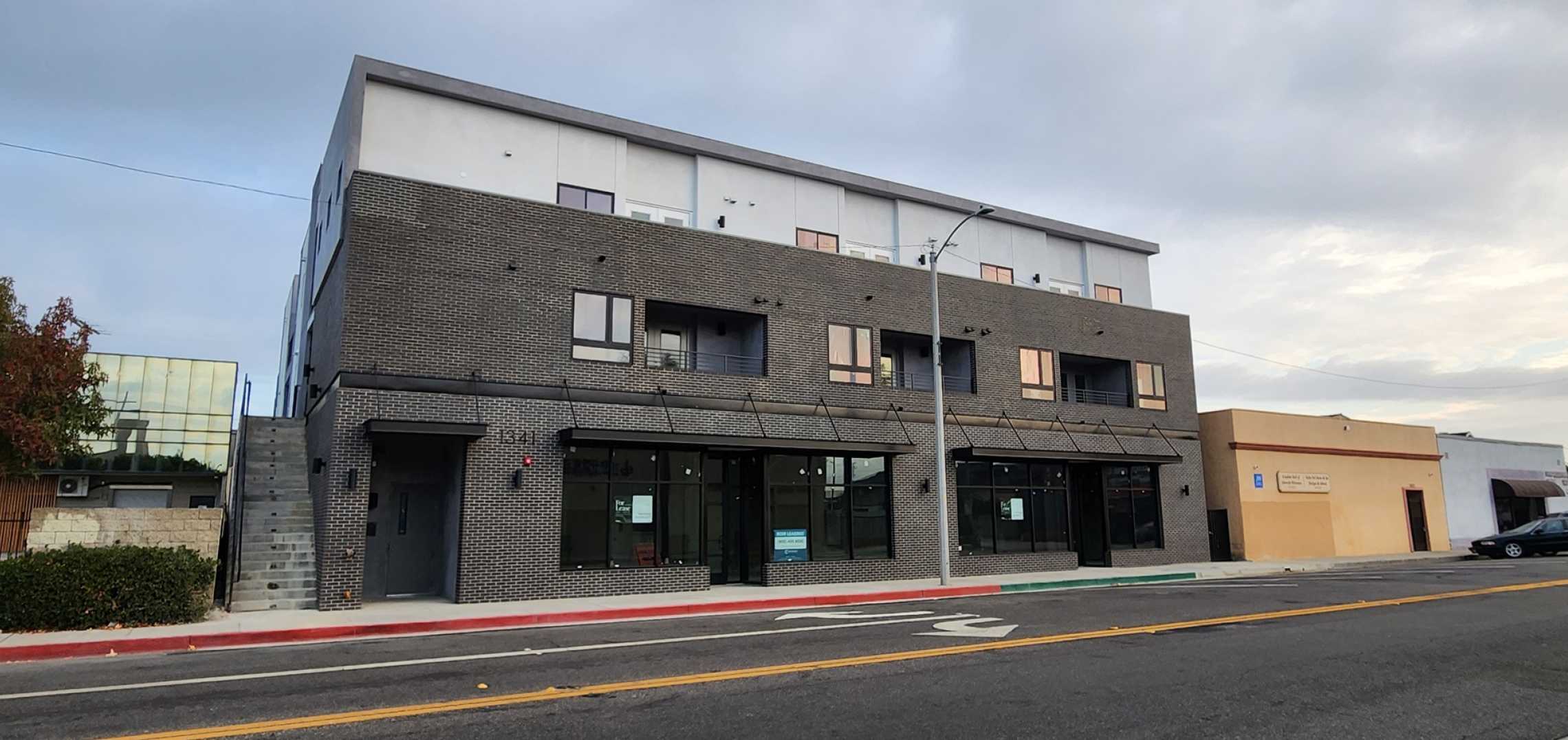 Rendering vs. Reality: Mixed-use building at 1341 Gardena Boulevard ...