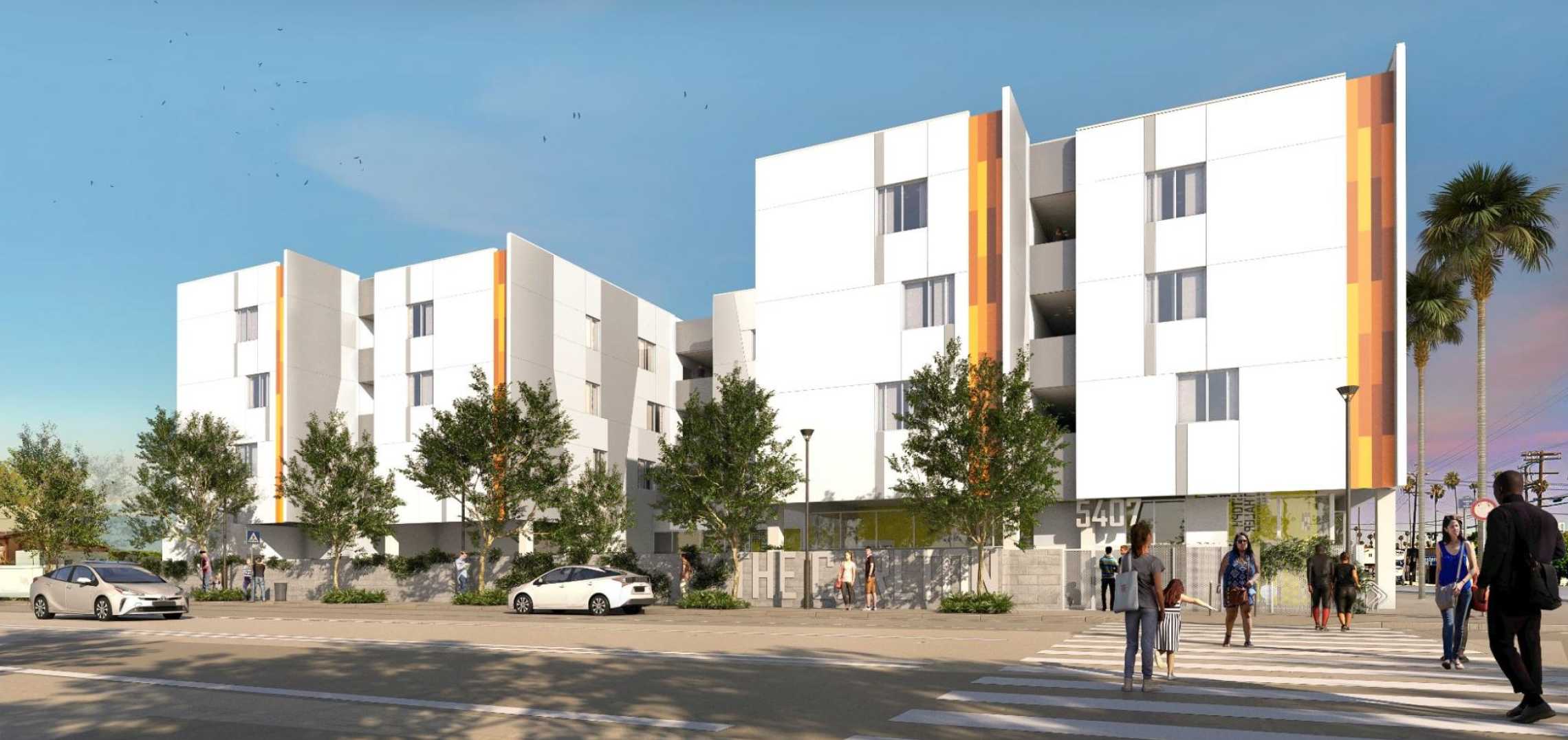 Exterior revealed for affordable housing at 5407 S. Western Ave ...