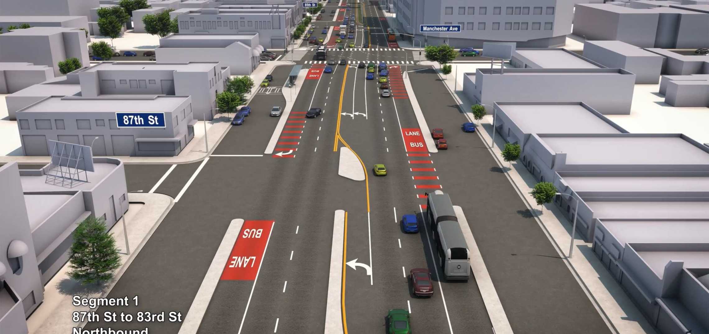 Fresh renderings for Vermont Ave. bus rapid transit line | Urbanize LA