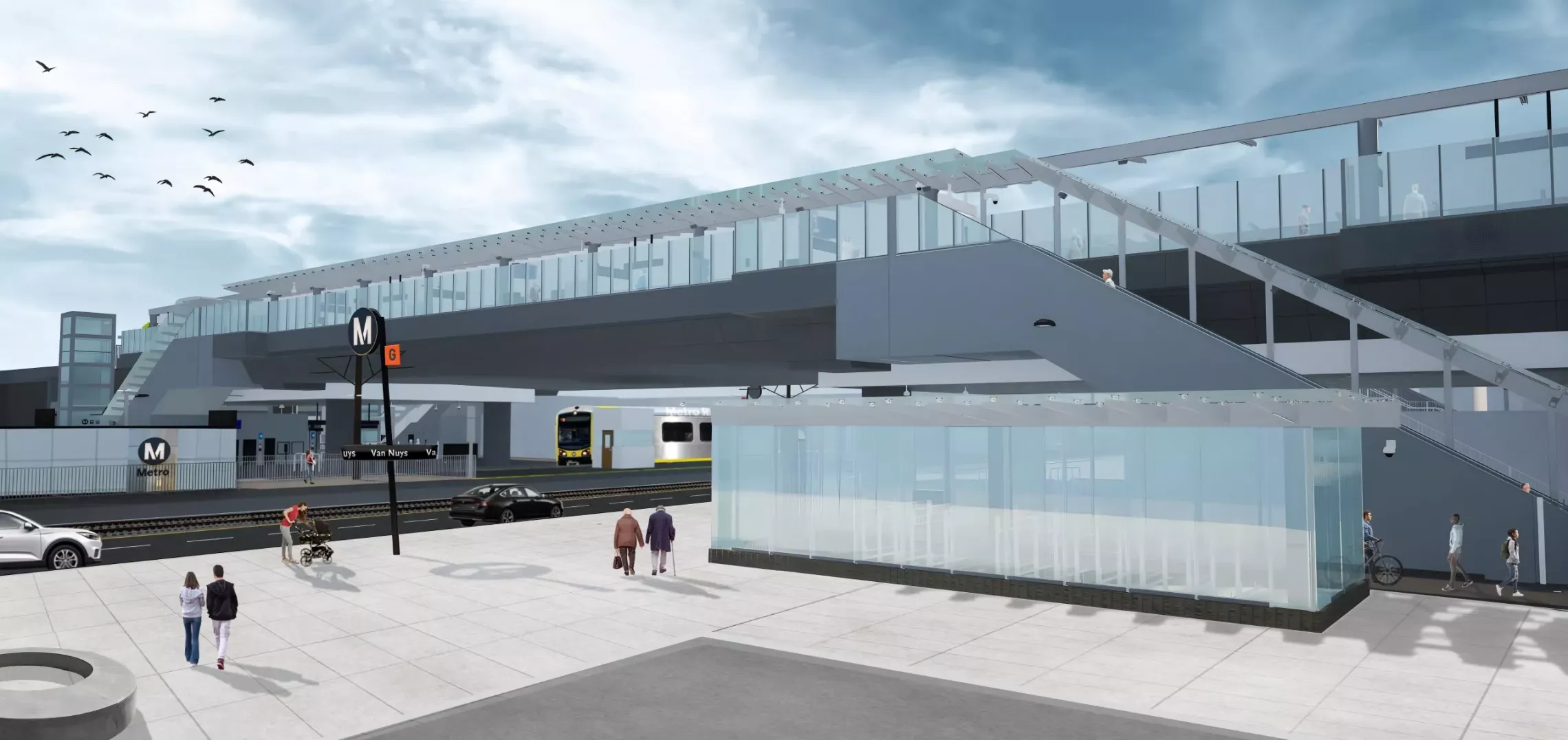 G Line's Van Nuys Station to close three years for construction ...
