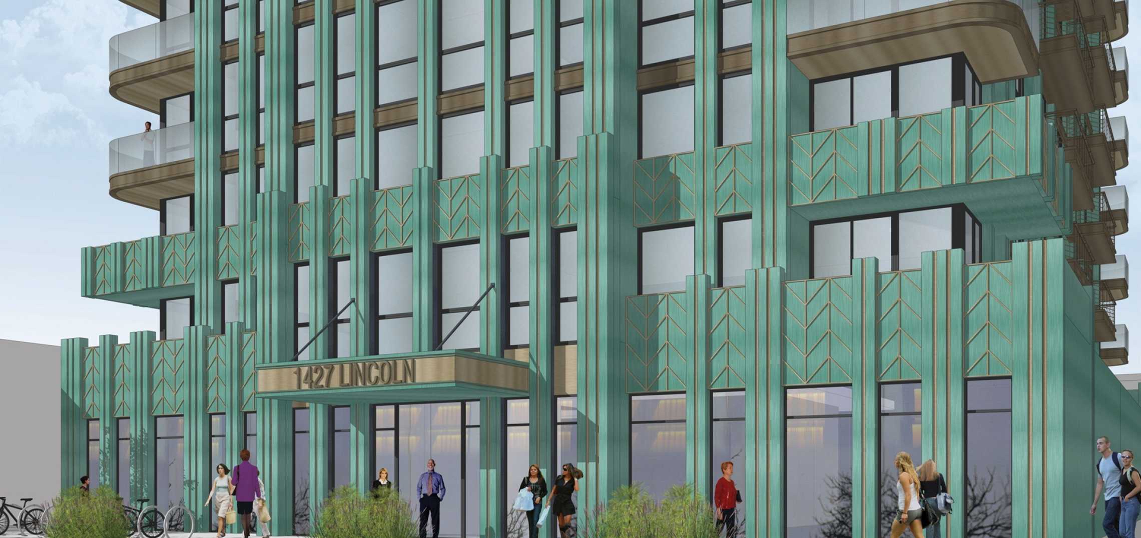 Art Deco apartment tower pitched for 1427 Lincoln Blvd. in Santa Monica ...