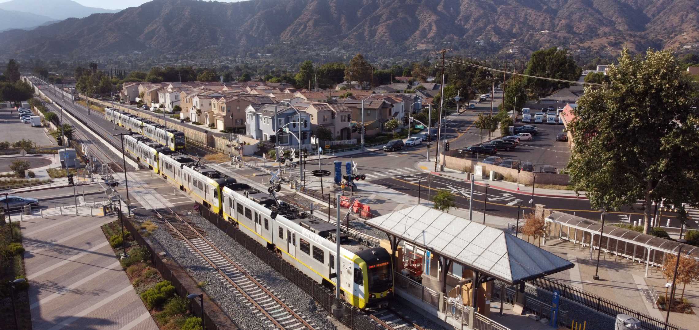 Nine-mile extension of the A Line to Pomona opens for passengers ...