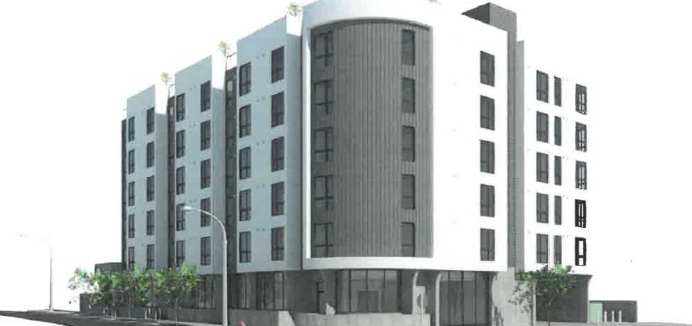 Affordable housing under construction at 3455 Slauson Ave. in Hyde Park ...