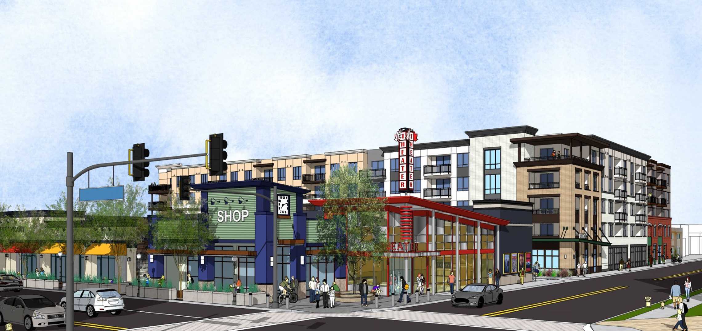 Bellflower Plans for Mixed-Use Project Near Future West Santa Ana ...