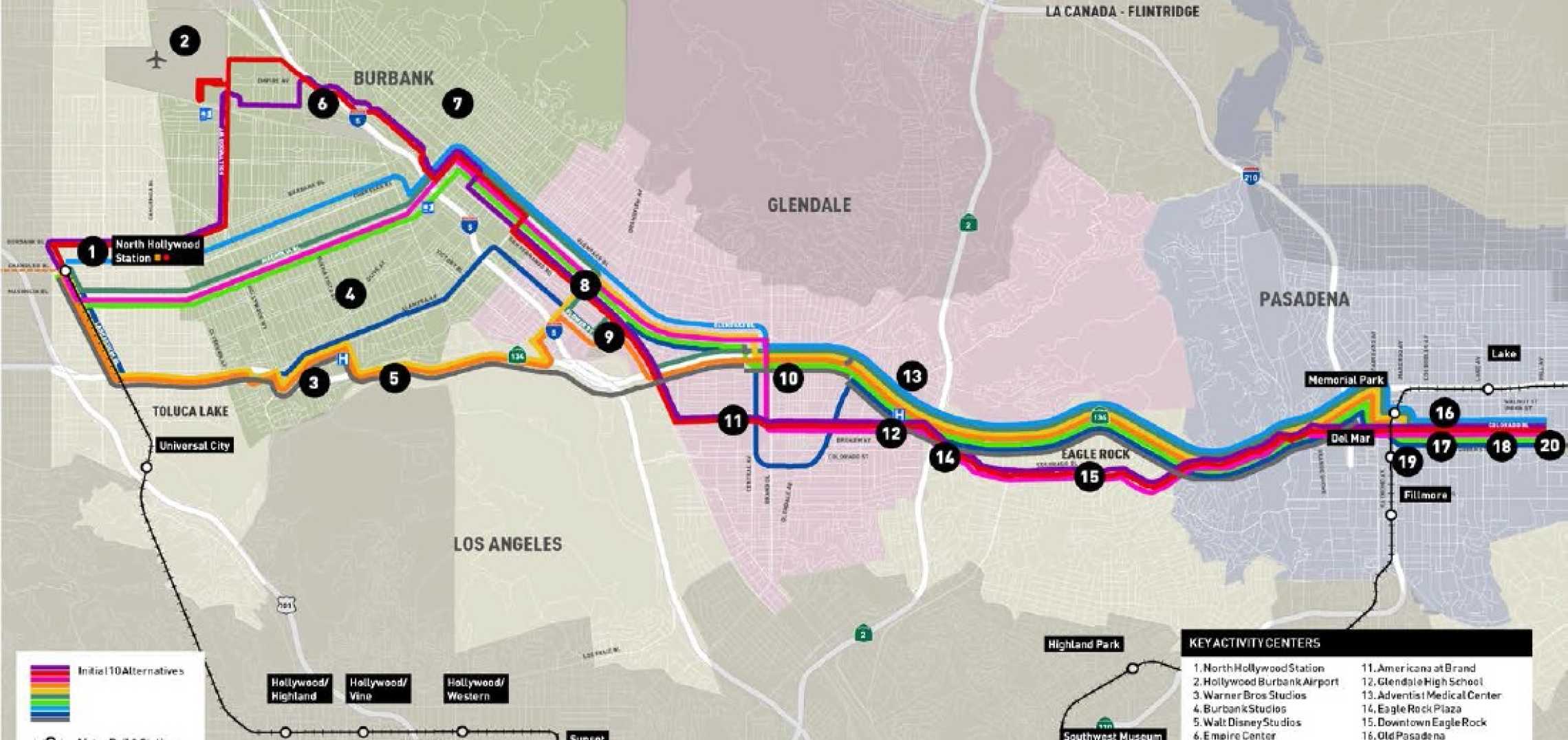 New Details for the Proposed North Hollywood - Pasadena BRT Line ...