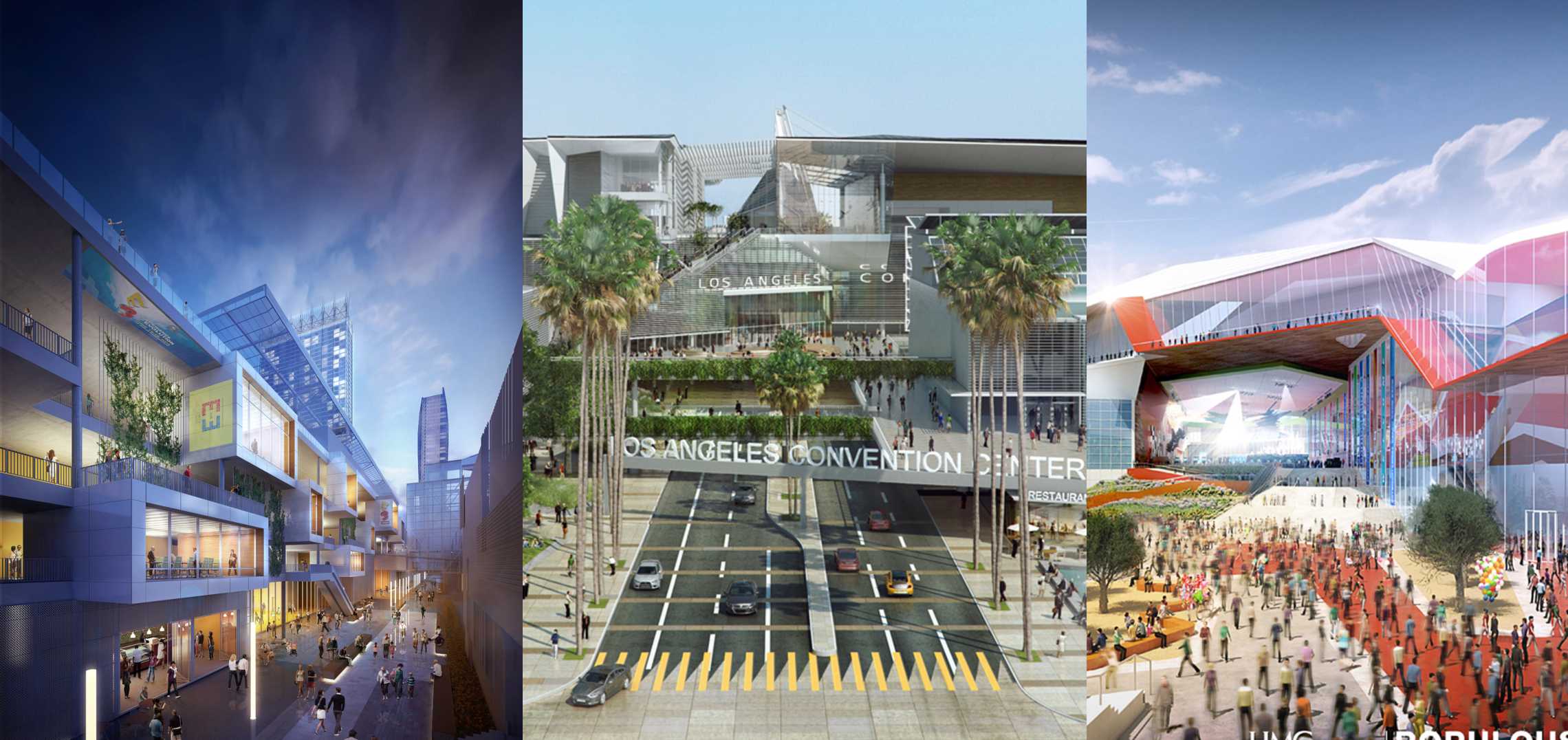 Three Convention Center Designs Unveiled | Urbanize LA