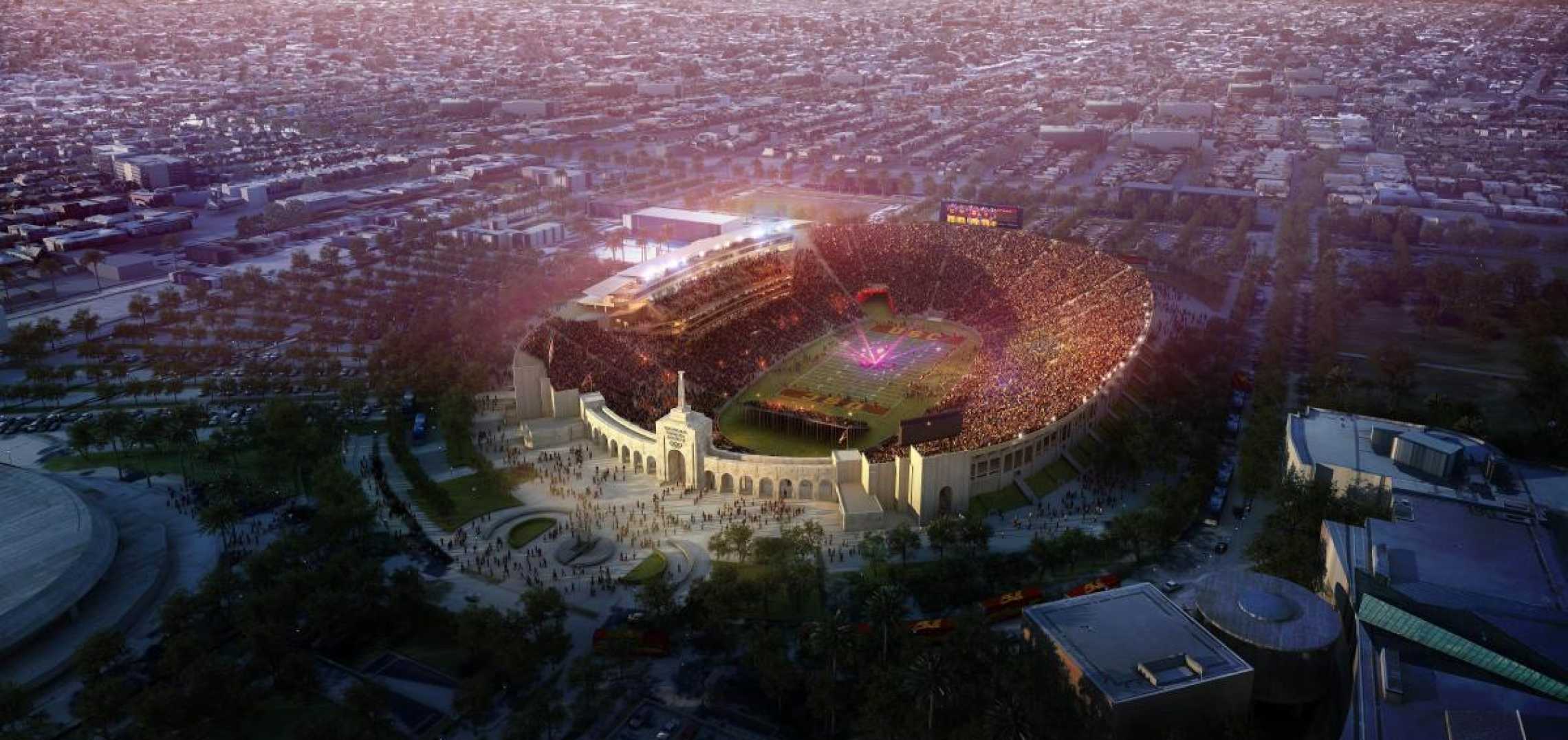 First Look at the Coliseum's $270 Million Makeover | Urbanize LA