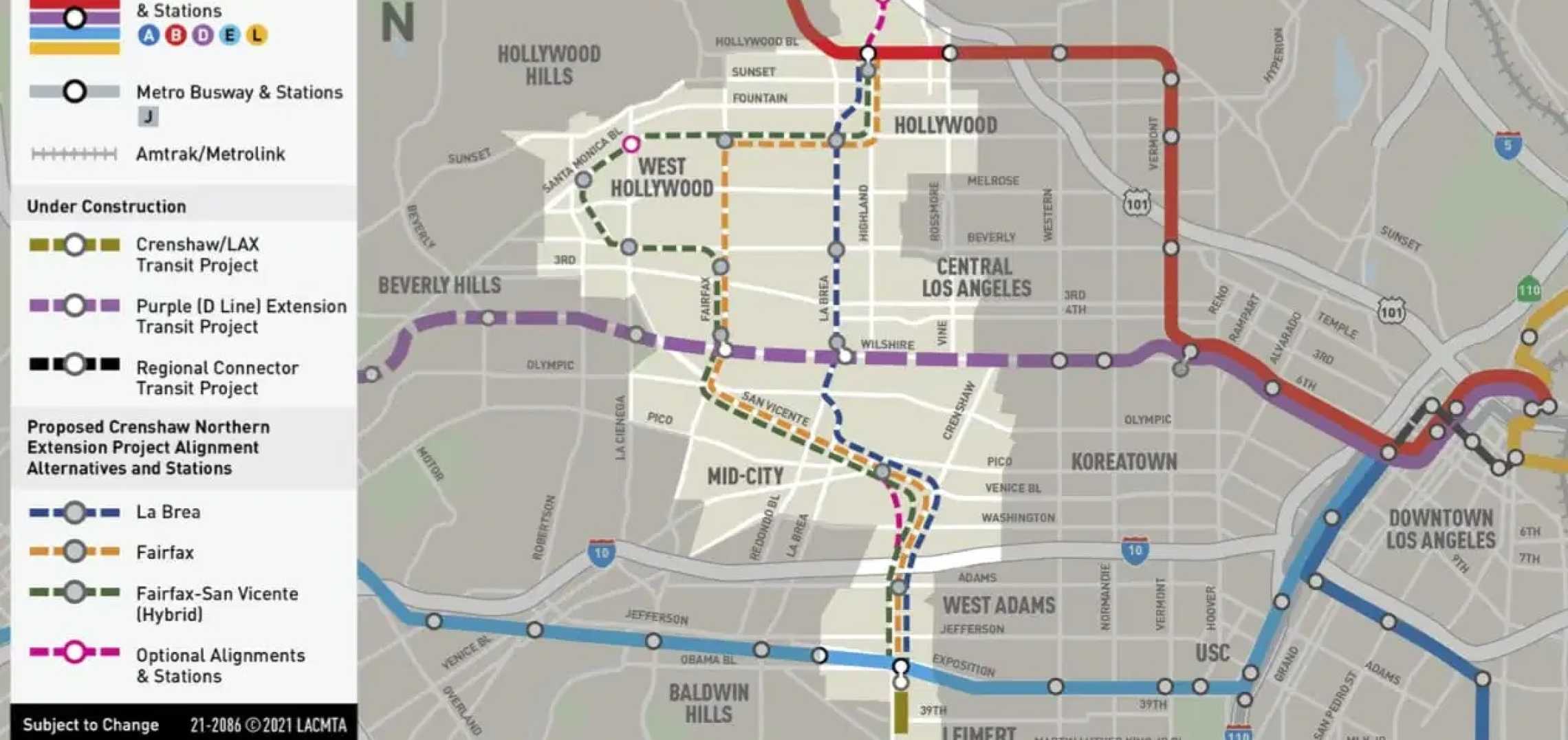 Metro launches environmental review for Crenshaw Line northern ...