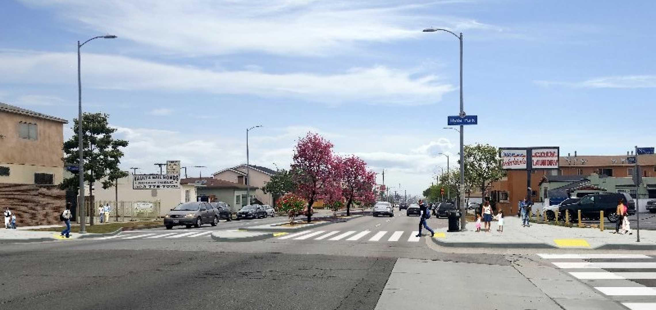 A Sneak Peek of Crenshaw Boulevard's Great Streets Makeover | Urbanize LA
