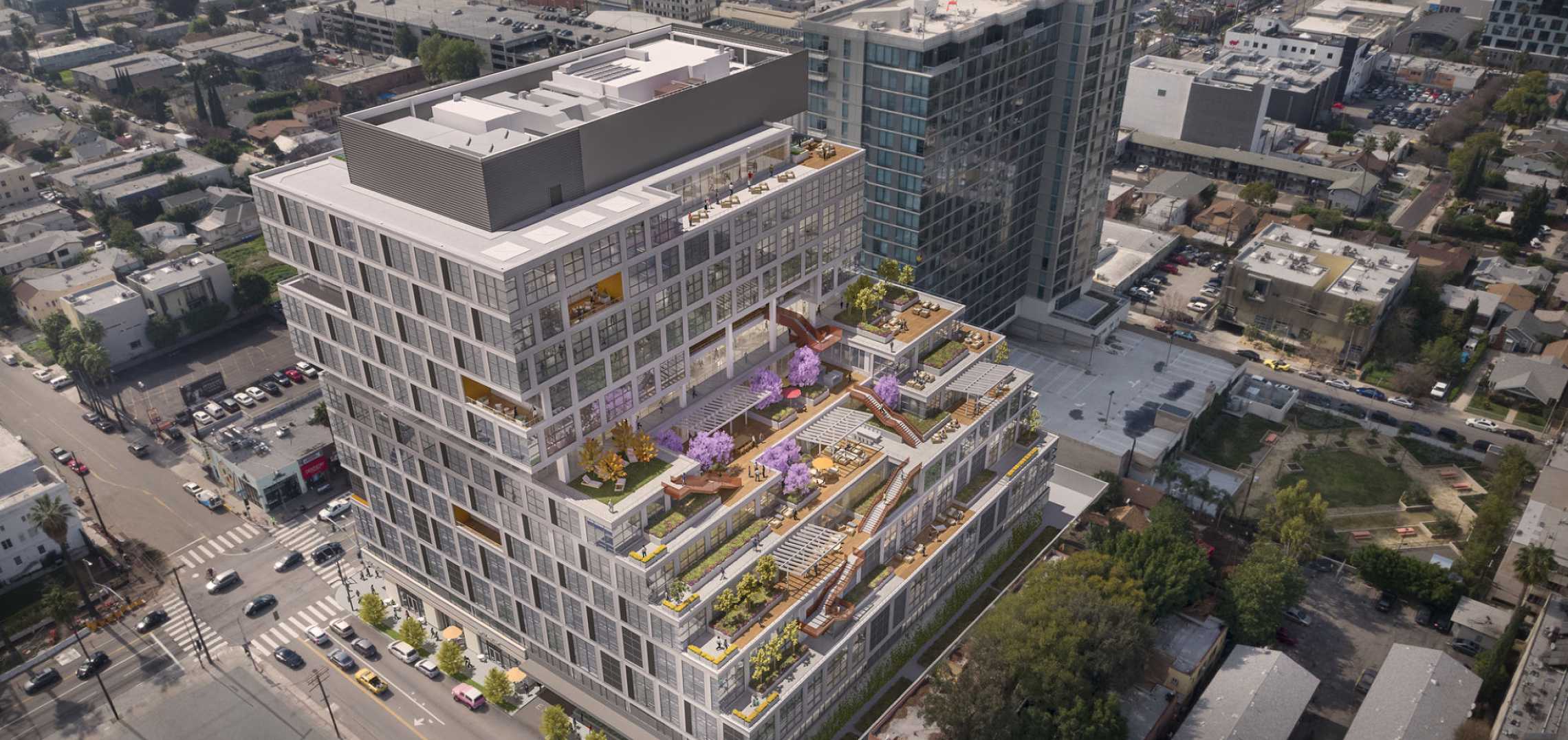13-Story Office Tower Breaks Ground in Hollywood | Urbanize LA