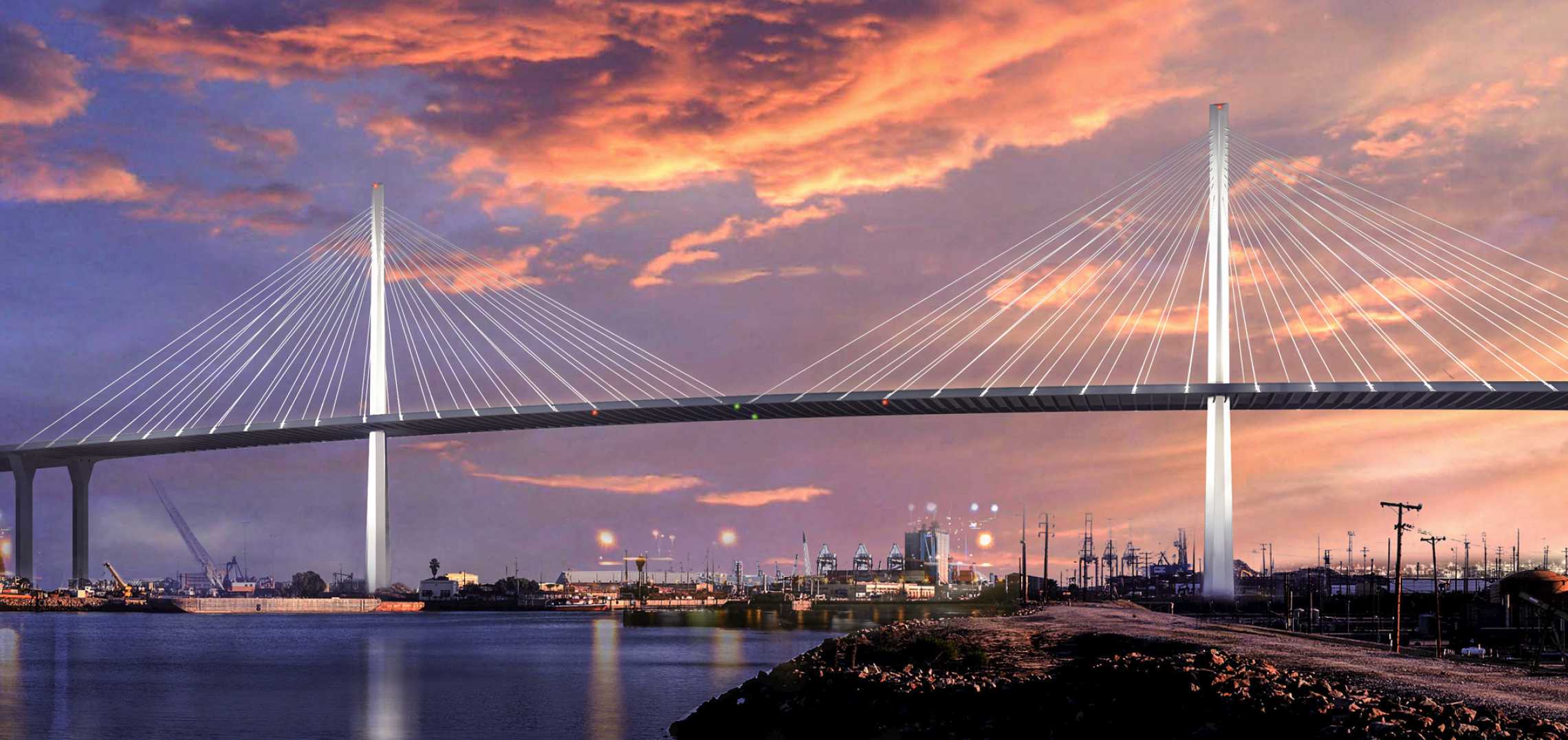 $1.5-Billion Gerold Desmond Bridge Replacement Rises at Port of Long ...