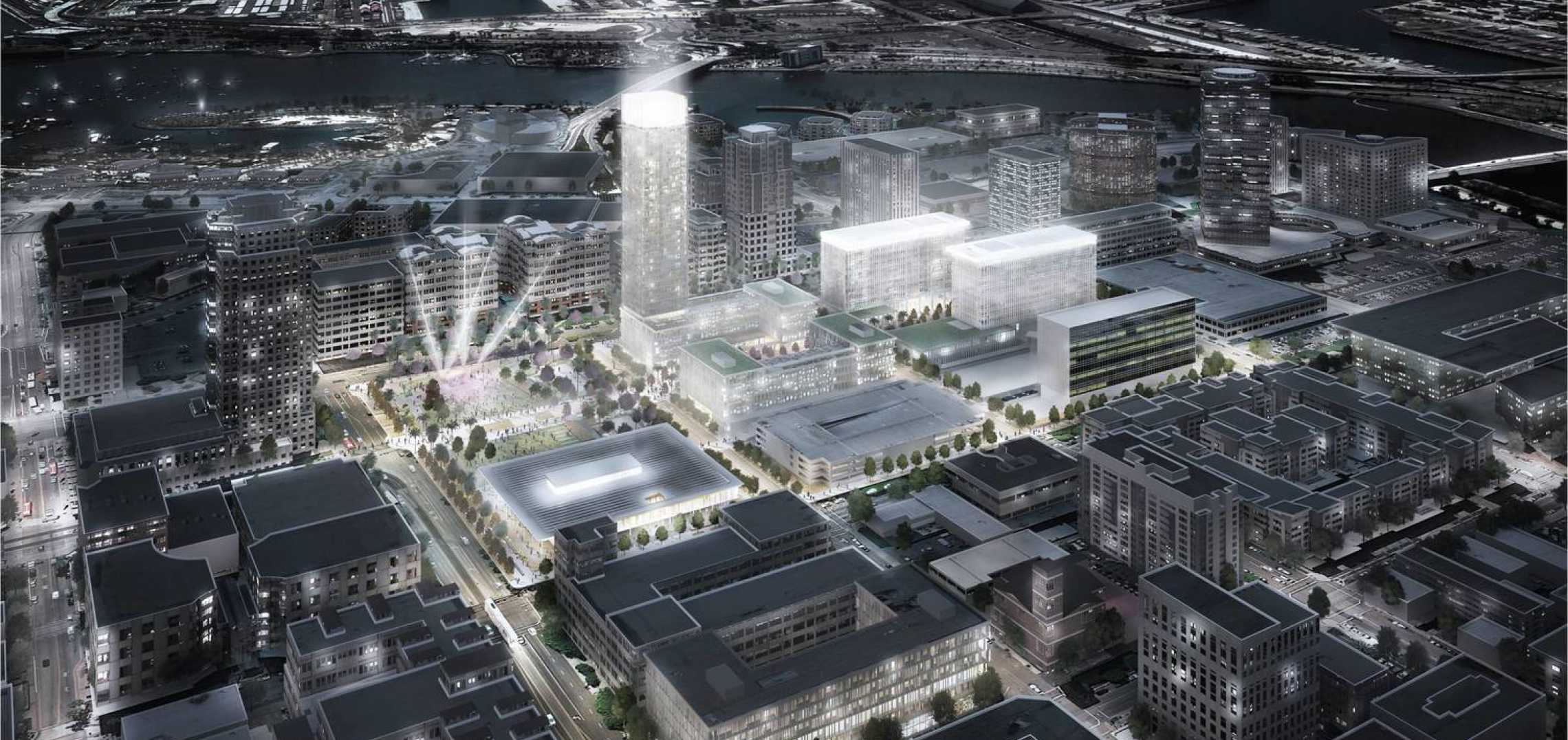 Long Beach Civic Center Development Hits Milestone | Urbanize LA