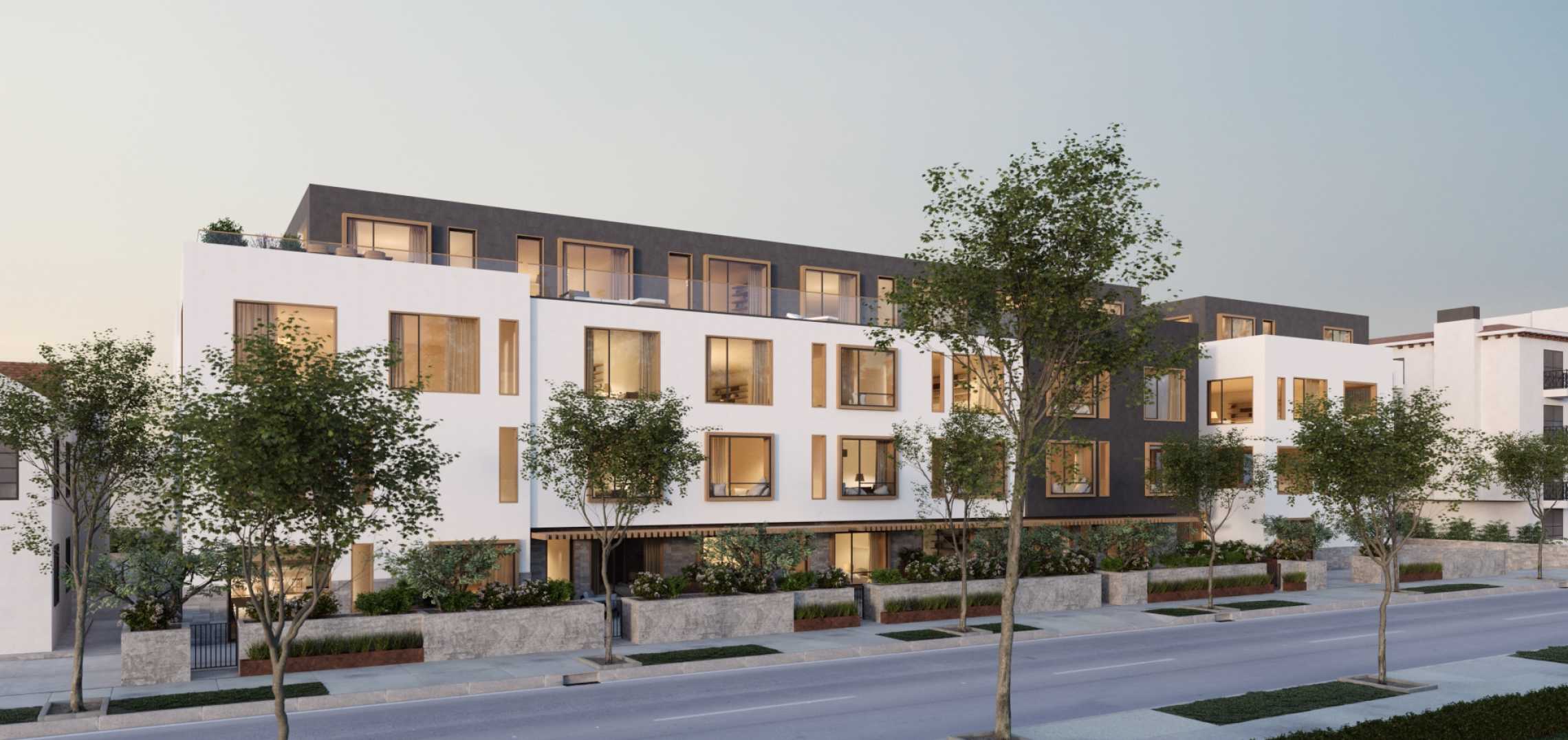 New Apartment Rise North of Melrose Place | Urbanize LA