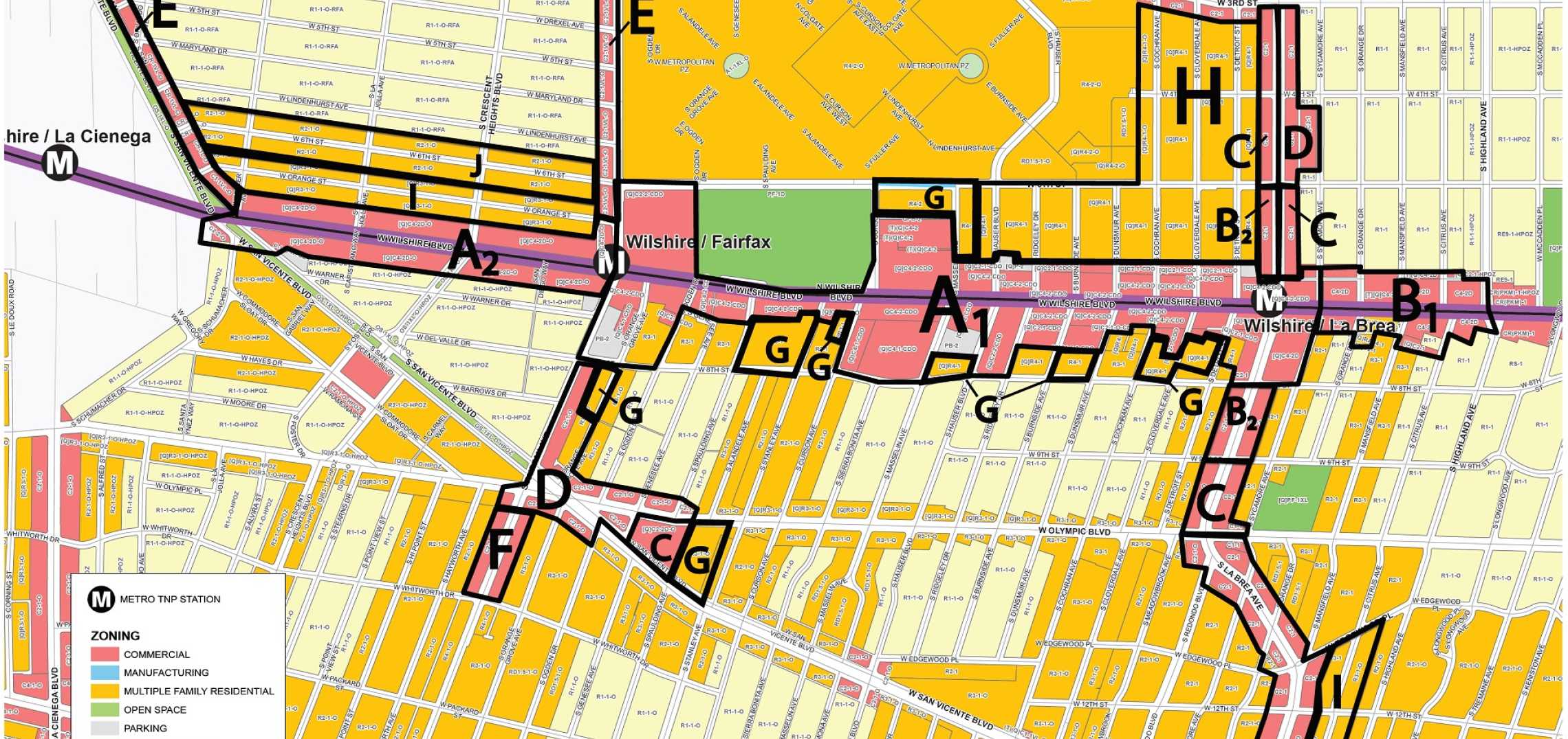 A Look at the Proposed Purple Line Transit Neighborhood Plan | Urbanize LA