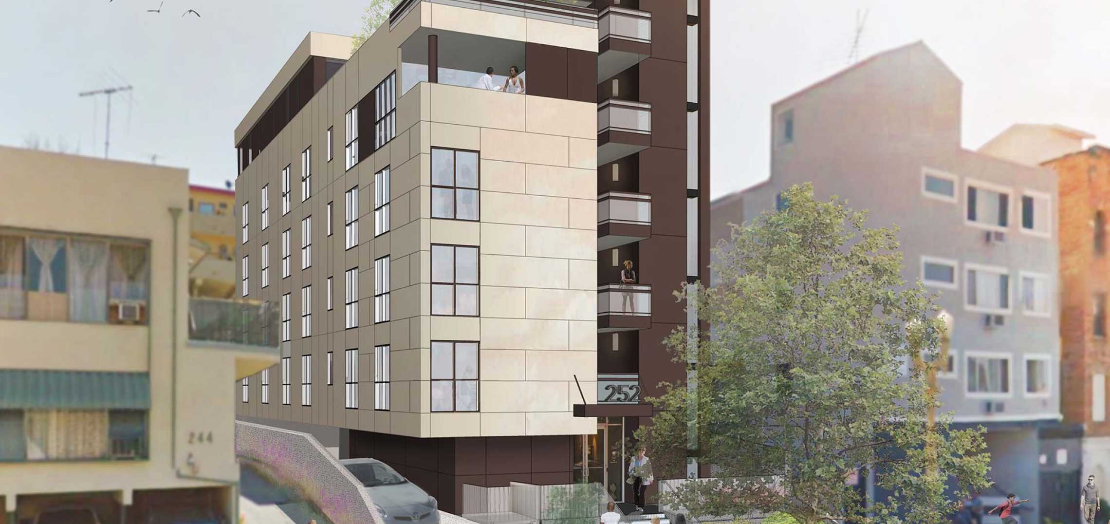 Rendering vs. Reality: Rampart Mint Affordable Housing in Westlake ...