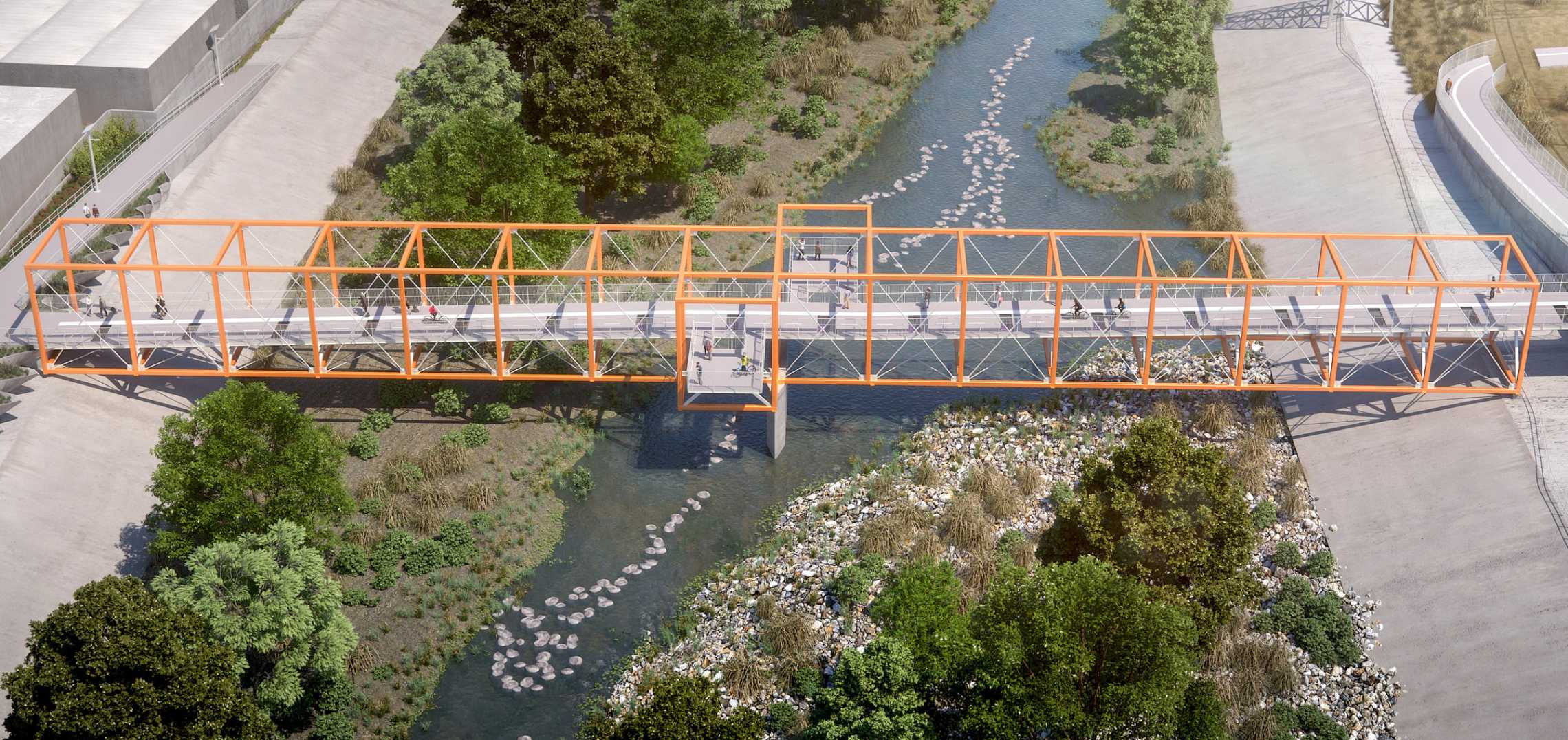 The L.A. River's Taylor Yard Bridge Breaks Ground | Urbanize LA