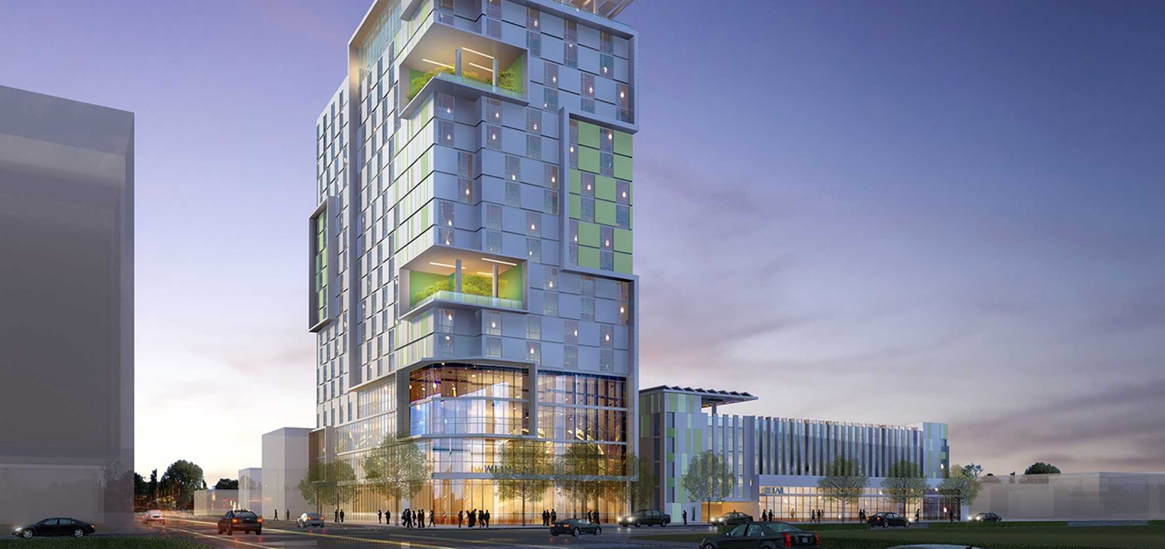 Proposed Weingart Center Towers Take a Step Forward | Urbanize LA